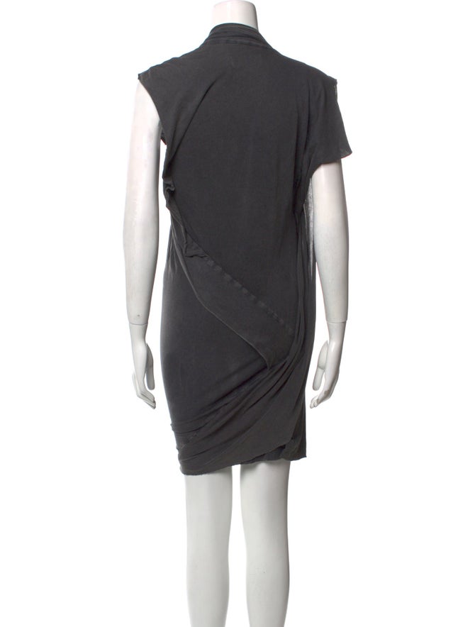 AllSaints V-Neck Mini Dress - Grey Dresses, Clothing - WAQ96244 | The RealReal