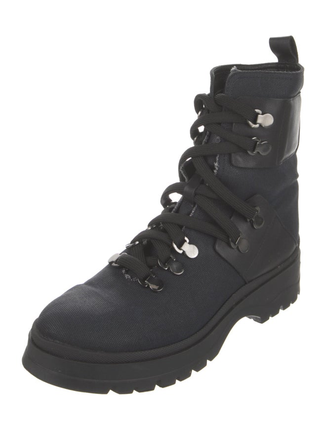 Alexandre Birman Leather Bow Accents Combat Boots - Black Boots, Shoes ...