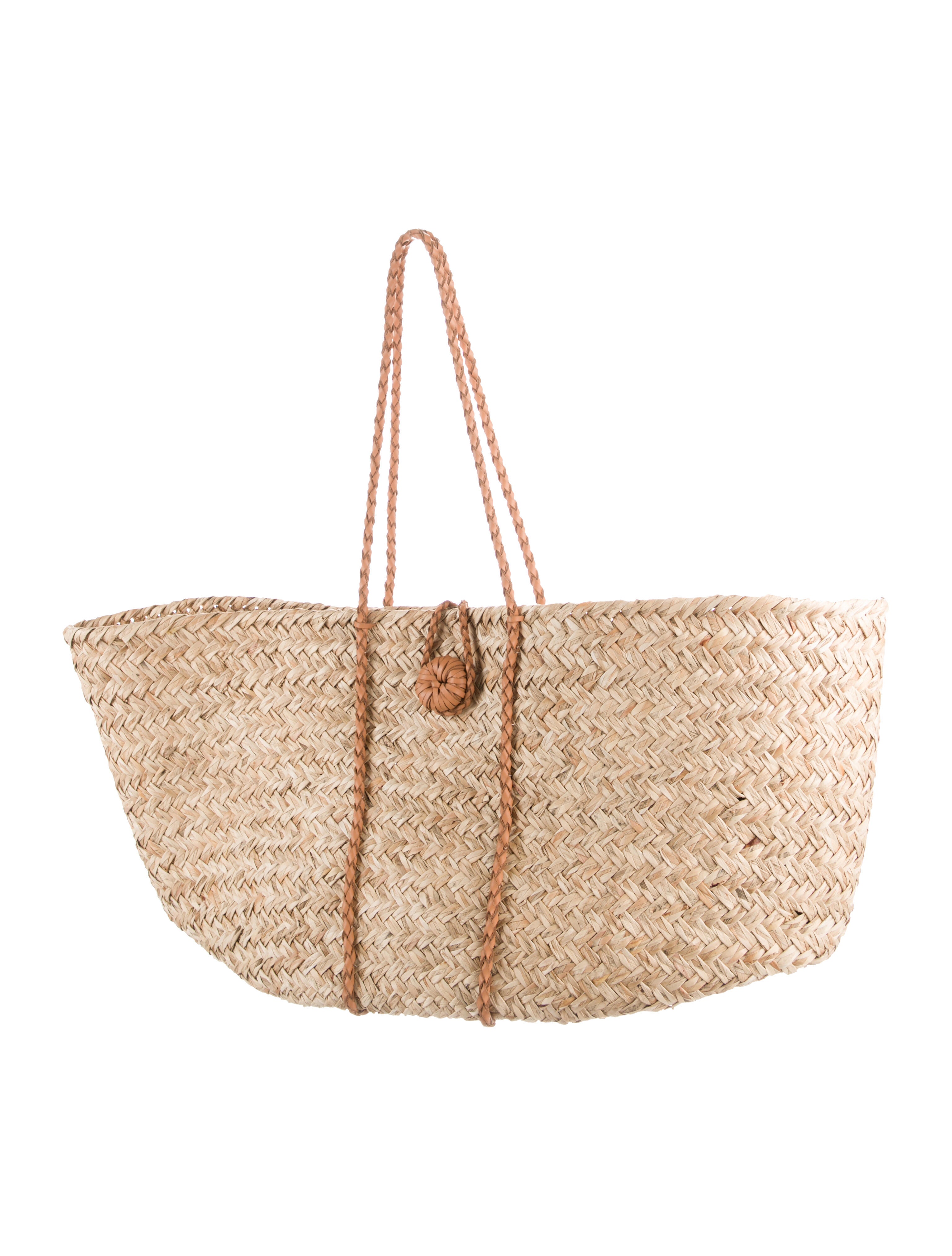 Aranaz Jumbo Straw Tote Bag - Neutrals Totes, Handbags - WARAN20164 ...