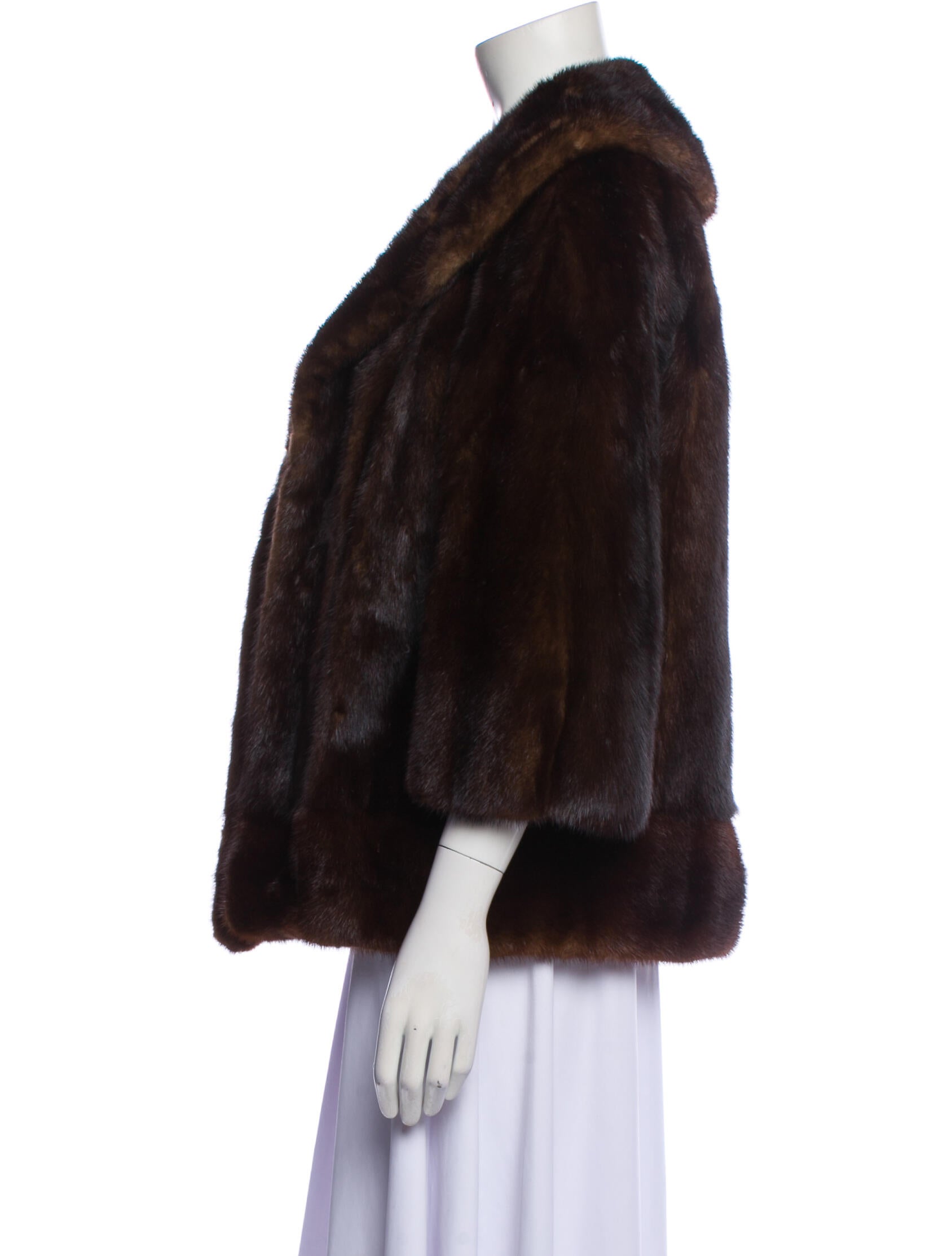 Arthur's Furs Mink Fur Coat - Brown Coats, Clothing - WARSS20003 | The ...