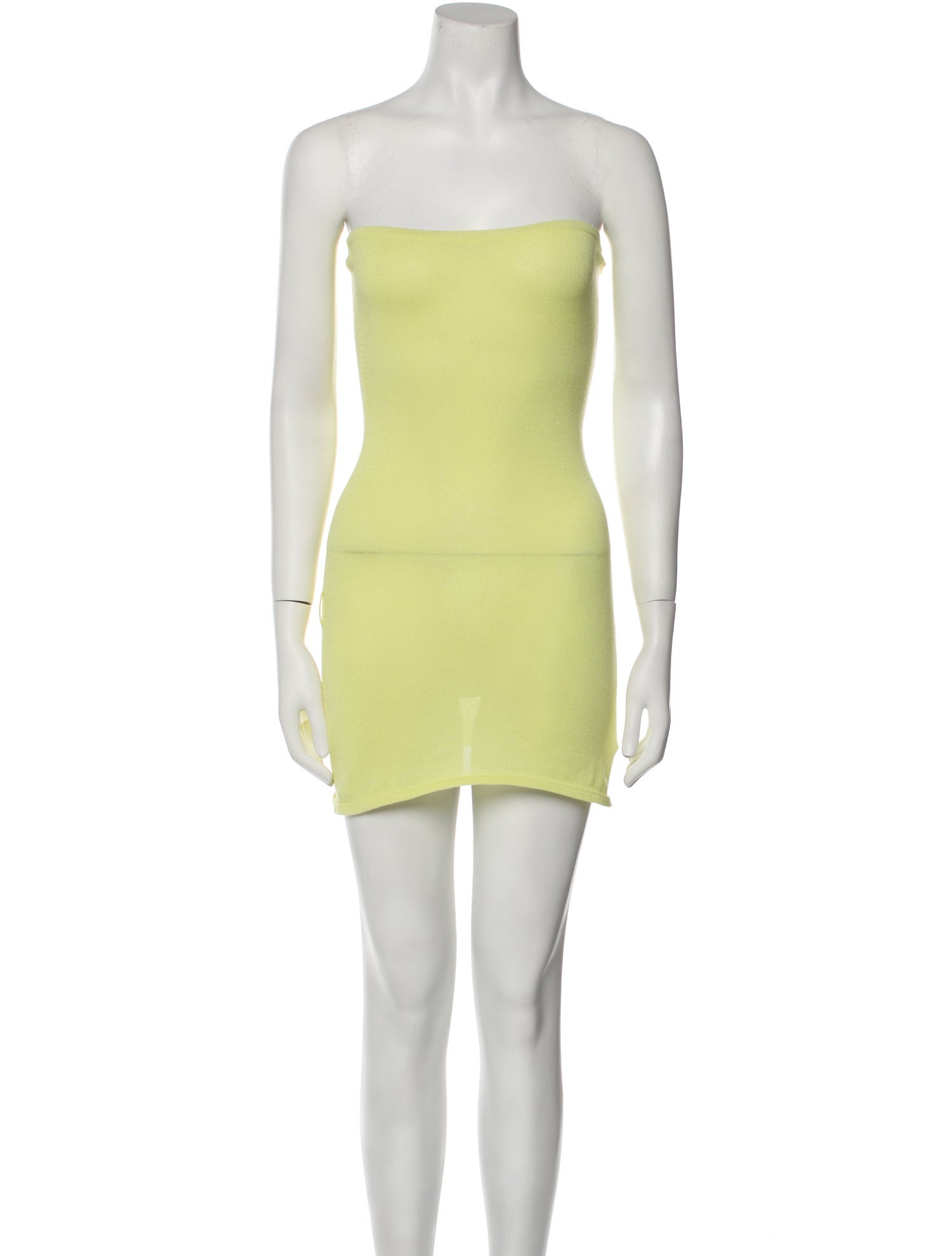 Asta Resort Strapless Mini Dress - Yellow Dresses, Clothing ...
