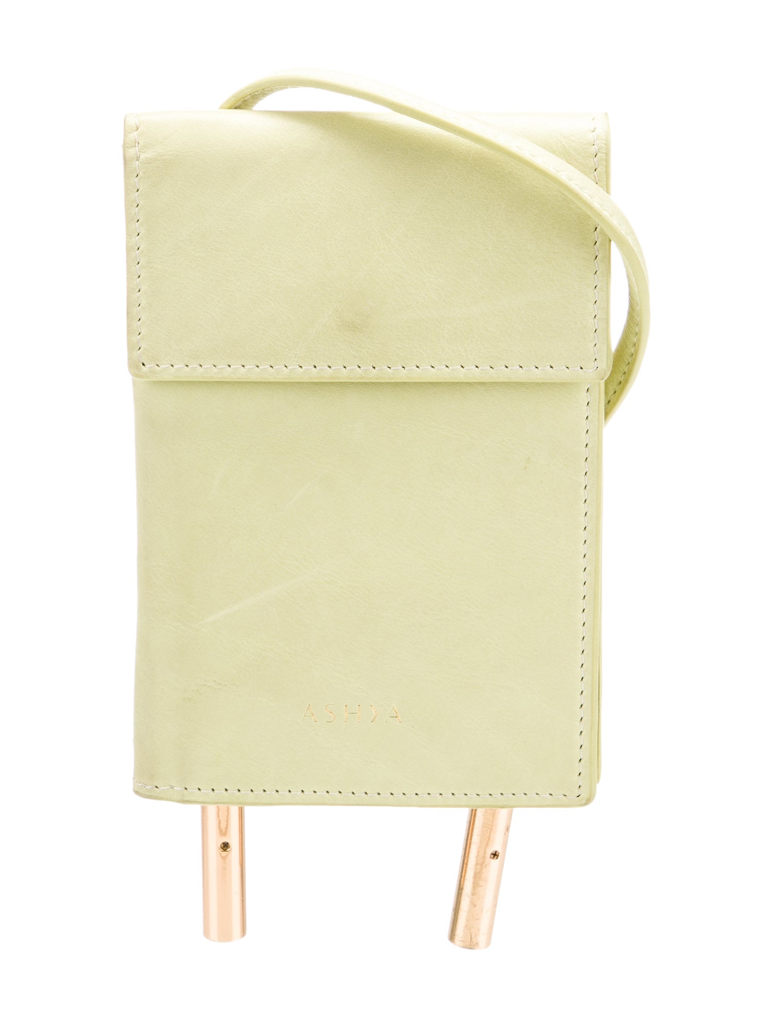 Ashya Textured Leather Mini Bag - Green Mini Bags, Handbags ...