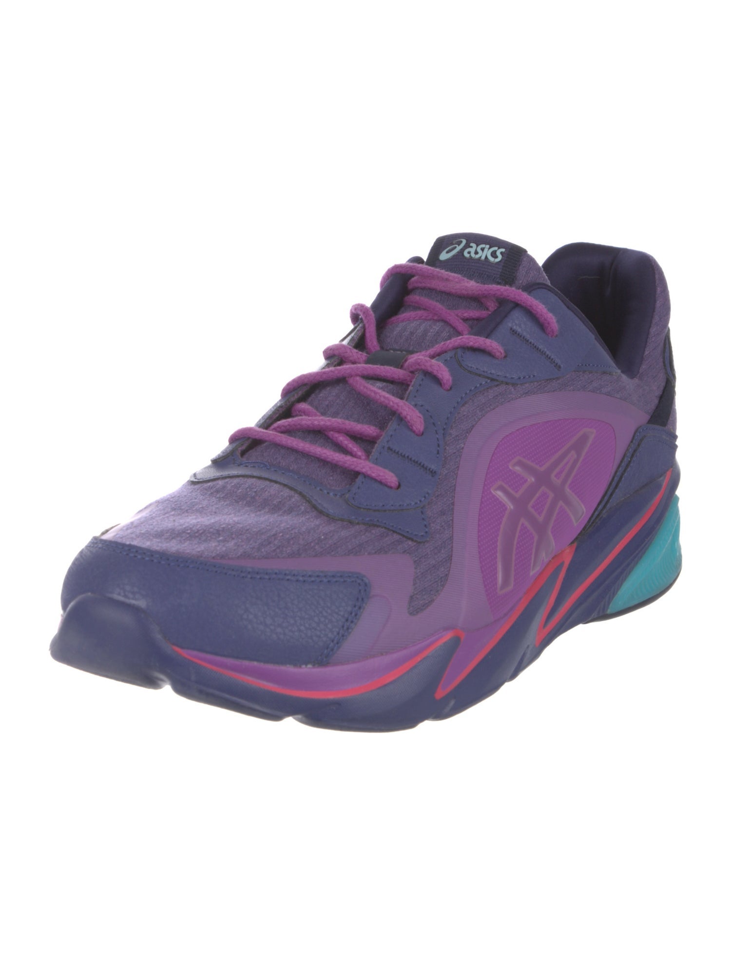 Asics Rubber Athletic Sneakers - Purple Sneakers, Shoes - WASIC22709 ...
