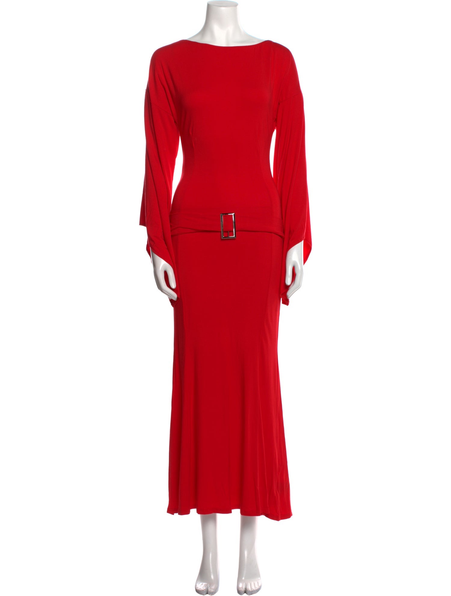 Amy Shehab Bateau Neckline Long Dress w/ Tags - Red Dresses, Clothing ...