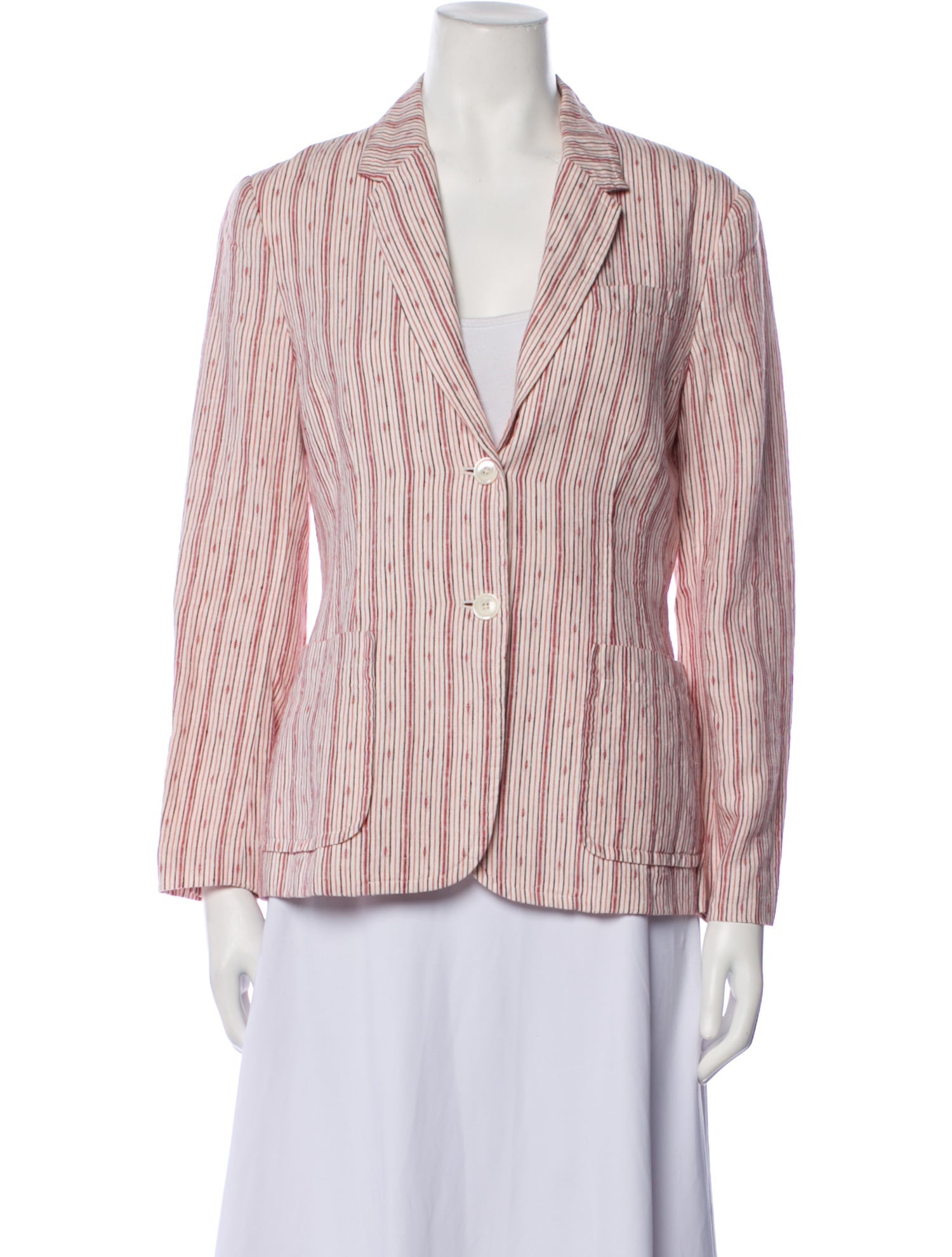 ATM Anthony Thomas Melillo Plaid Print Blazer - Pink Jackets, Clothing ...
