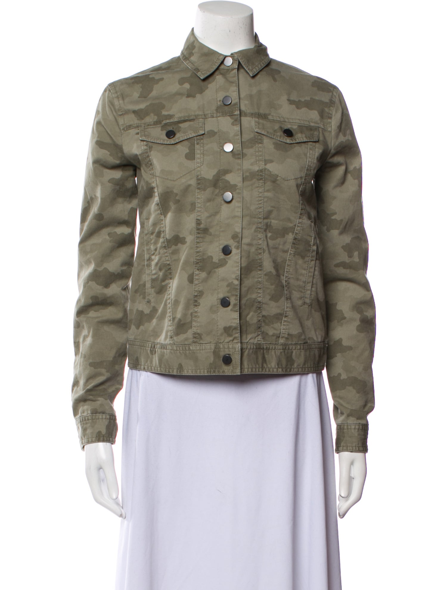 ATM Anthony Thomas Melillo Camouflage Print Utility Jacket - Green ...