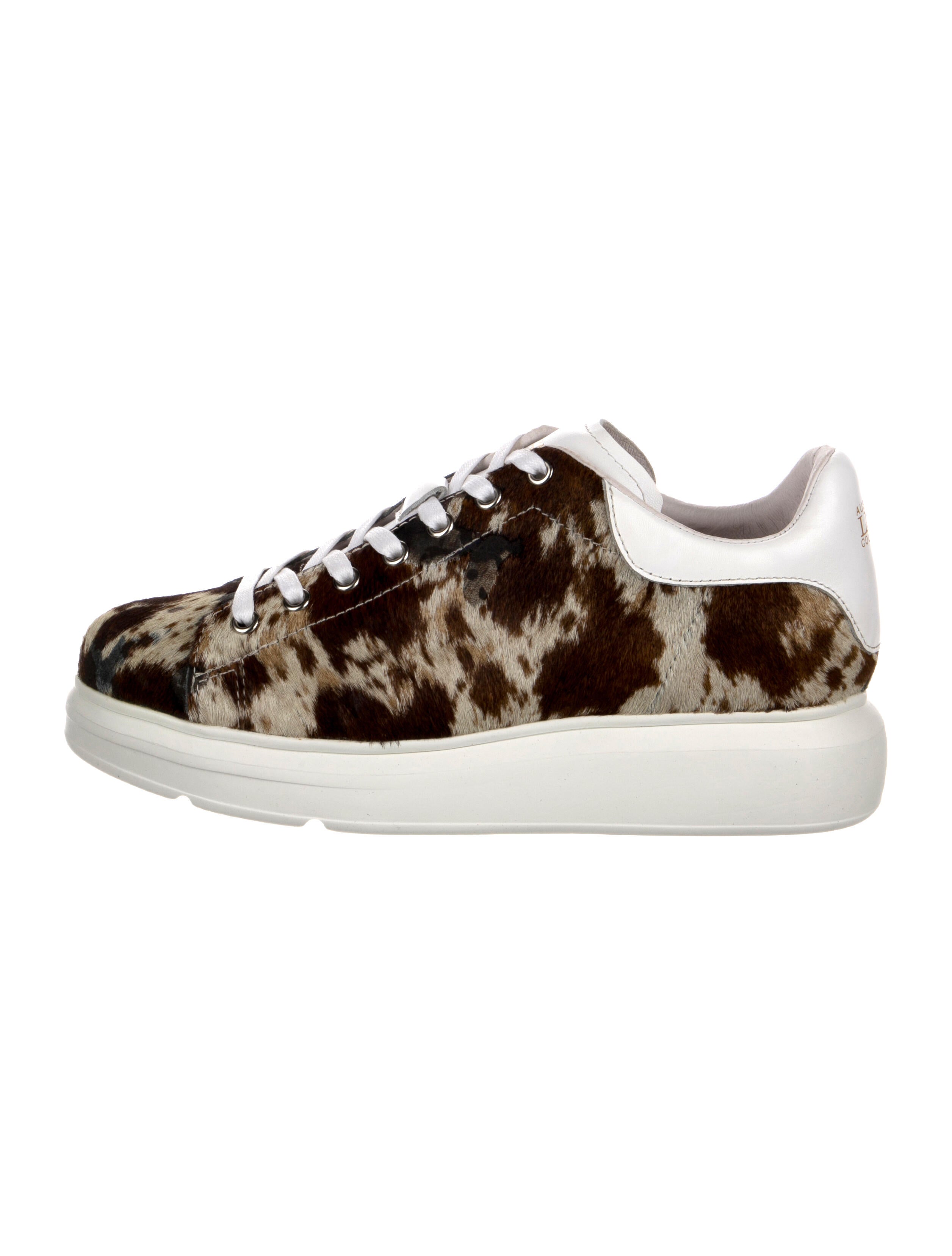 Australia Luxe Collective Ponyhair Animal Print Sneakers w/ Tags ...