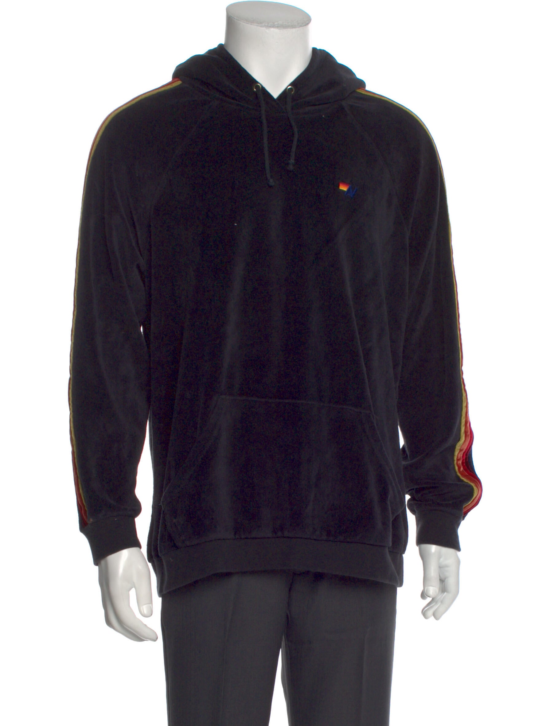 Aviator Nation Crew Neck Long Sleeve Hoodie - Black Sweatshirts ...