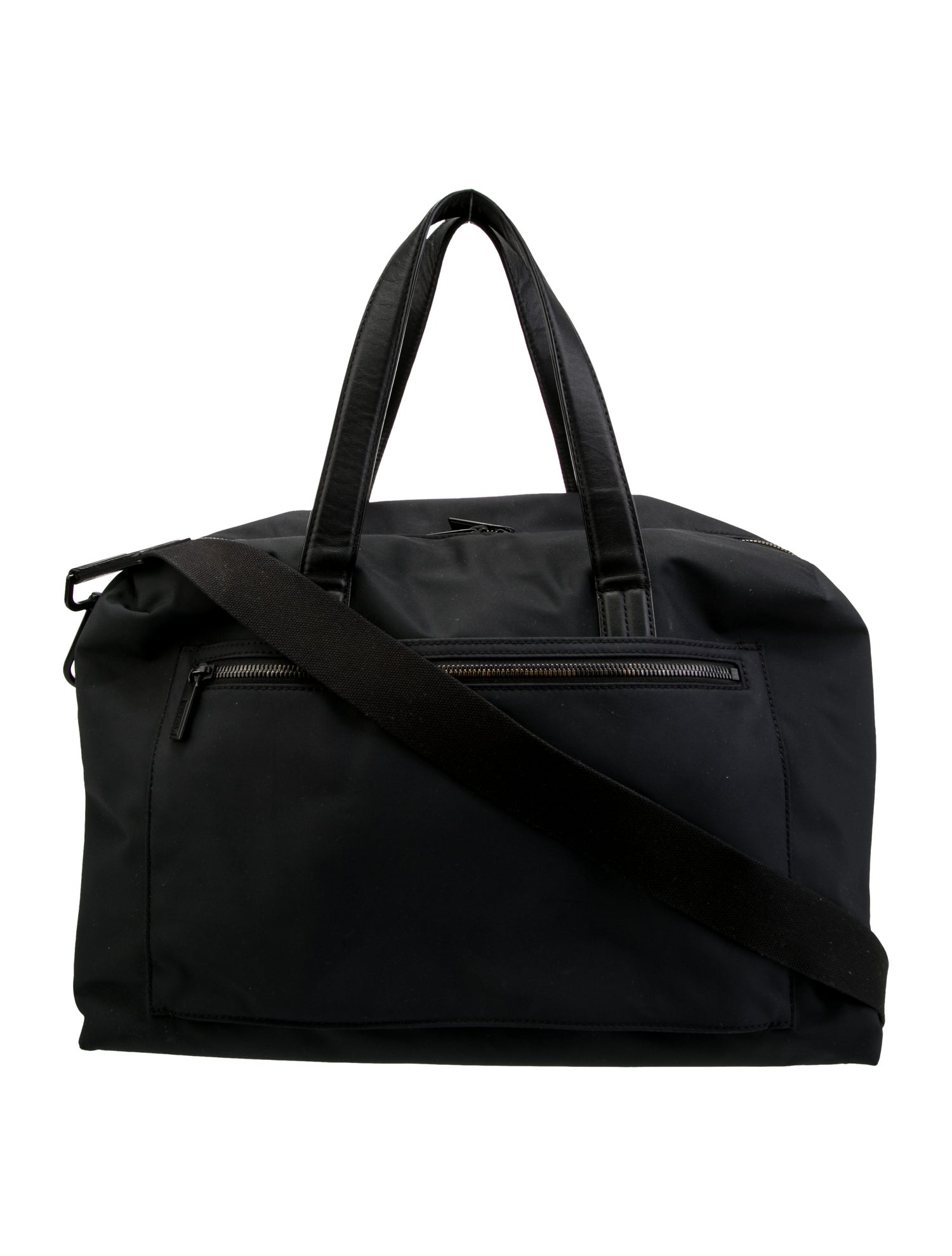 Tumi Leather-Trimmed Nylon Weekender - Blue Luggage and Travel ...