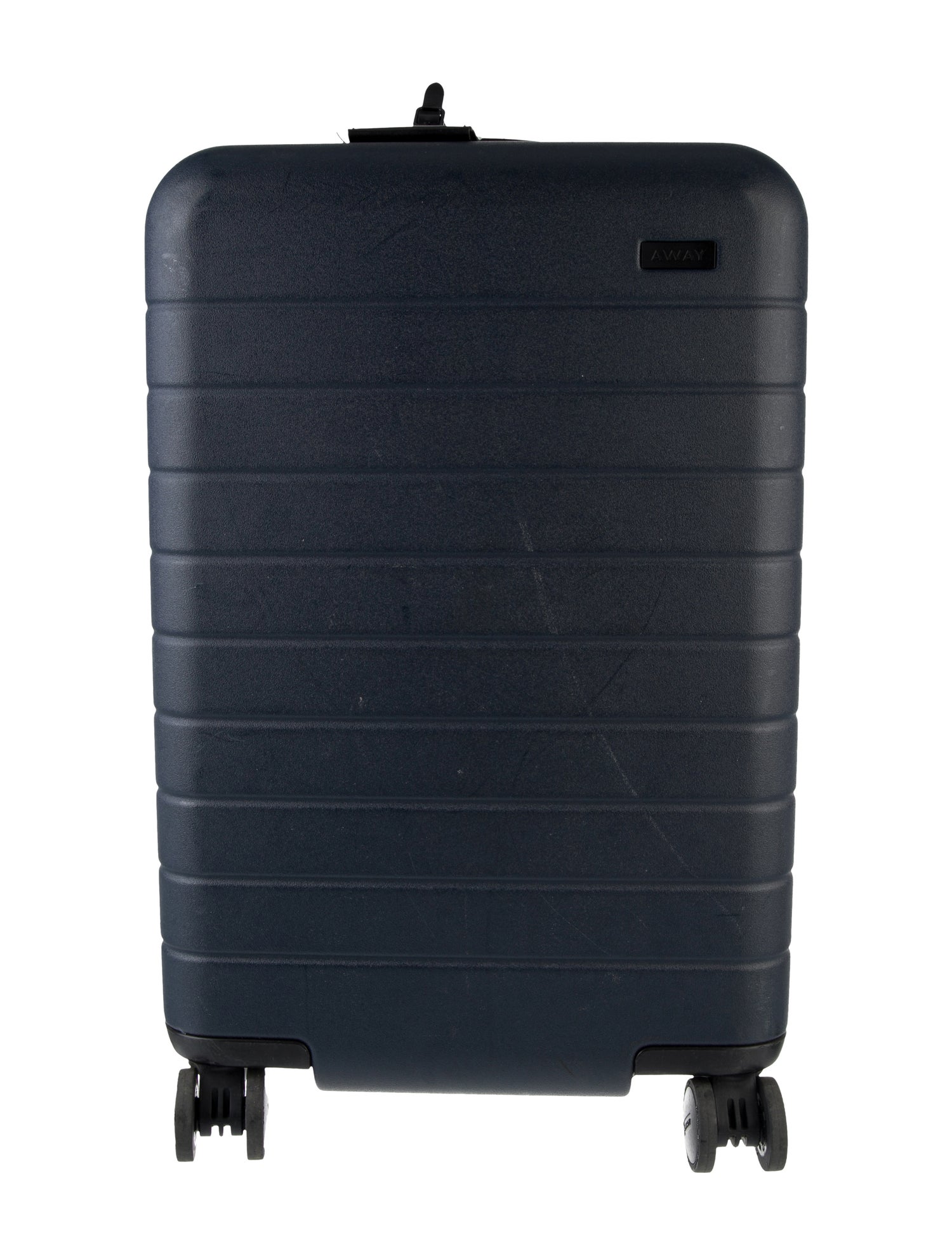 Away Plastic Rolling Suitcase - Blue Luggage and Travel, Handbags ...