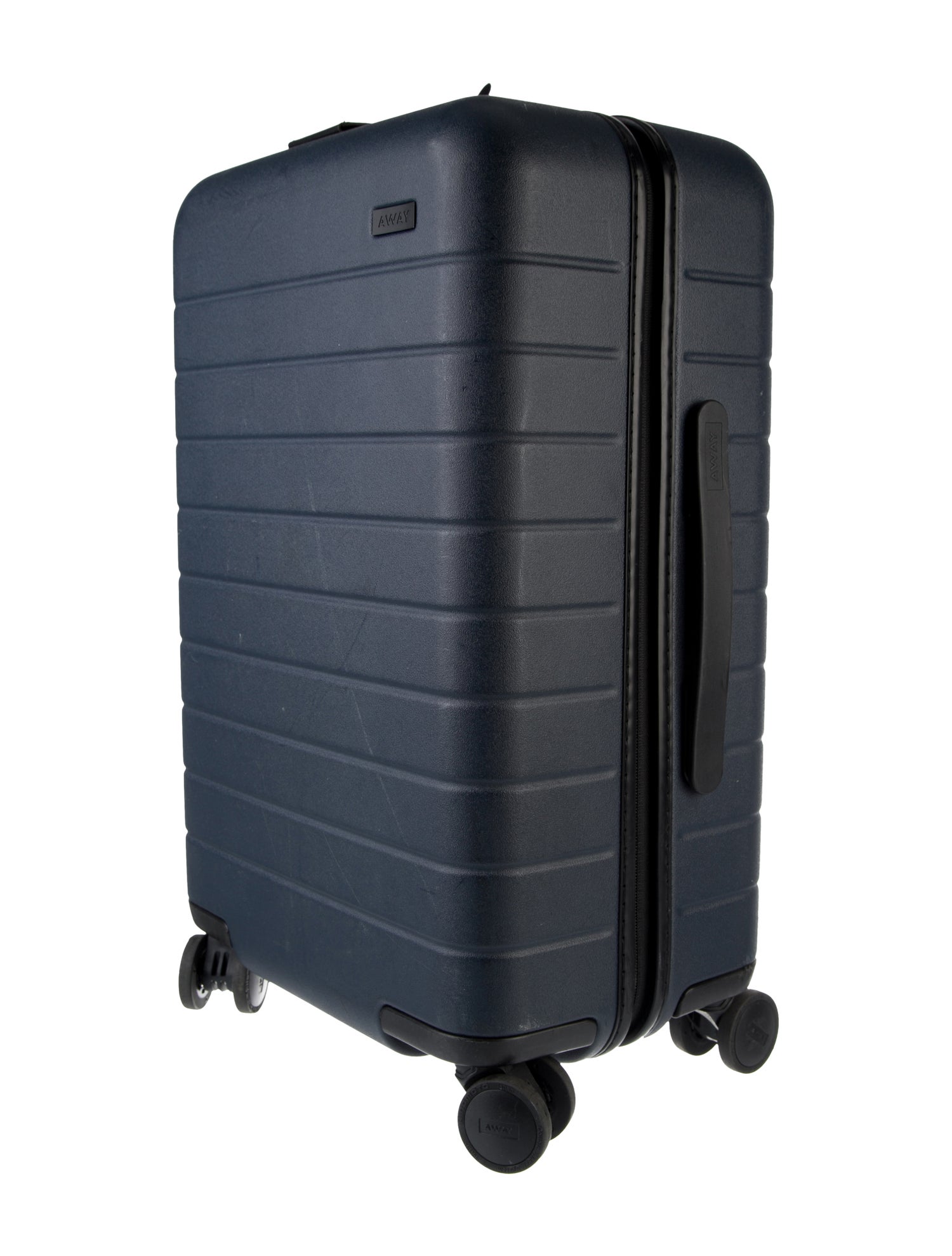 Away Plastic Rolling Suitcase - Blue Luggage and Travel, Handbags ...
