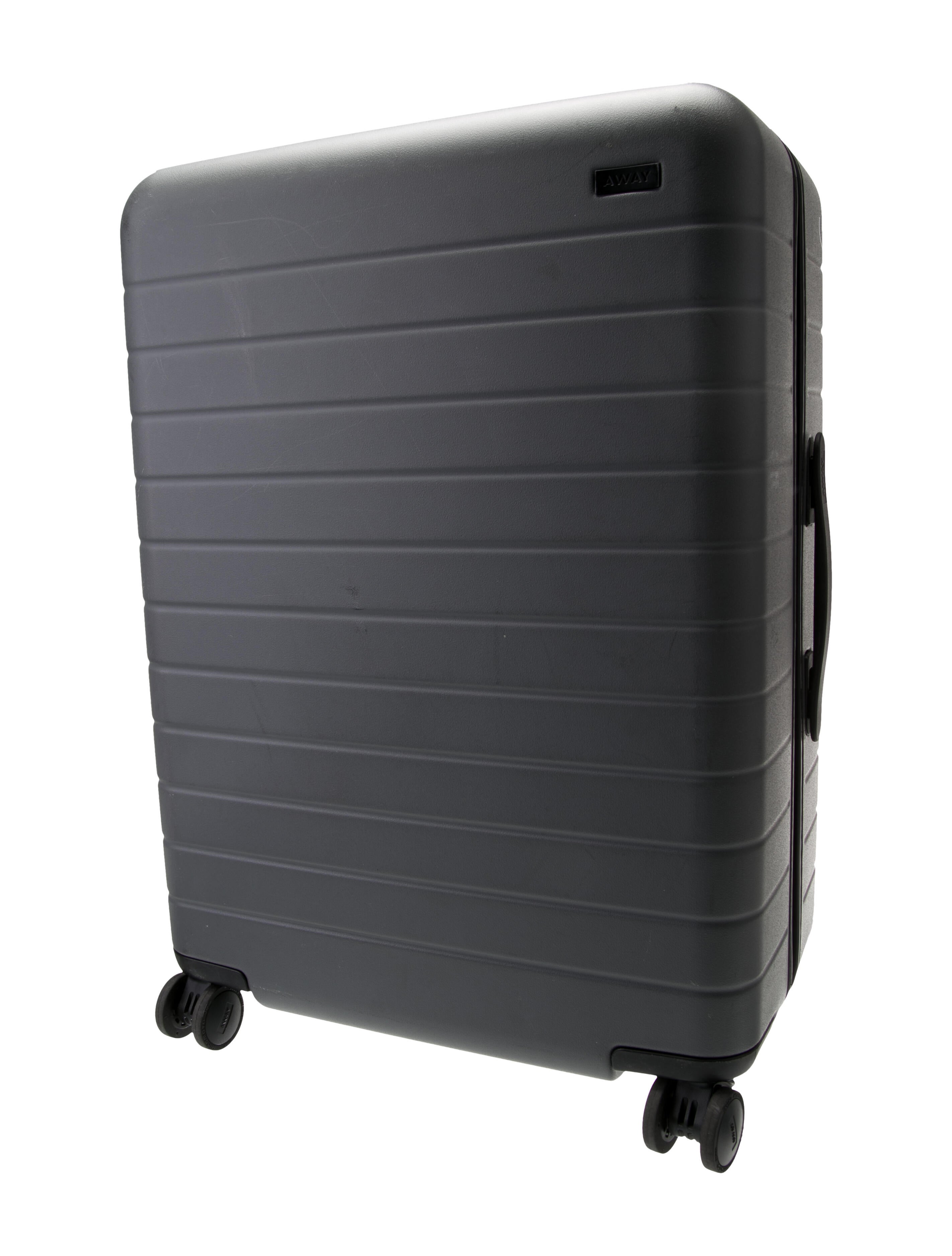 Away Plastic Rolling Suitcase - Grey Suitcases, Luggage - WAWAA21526 ...