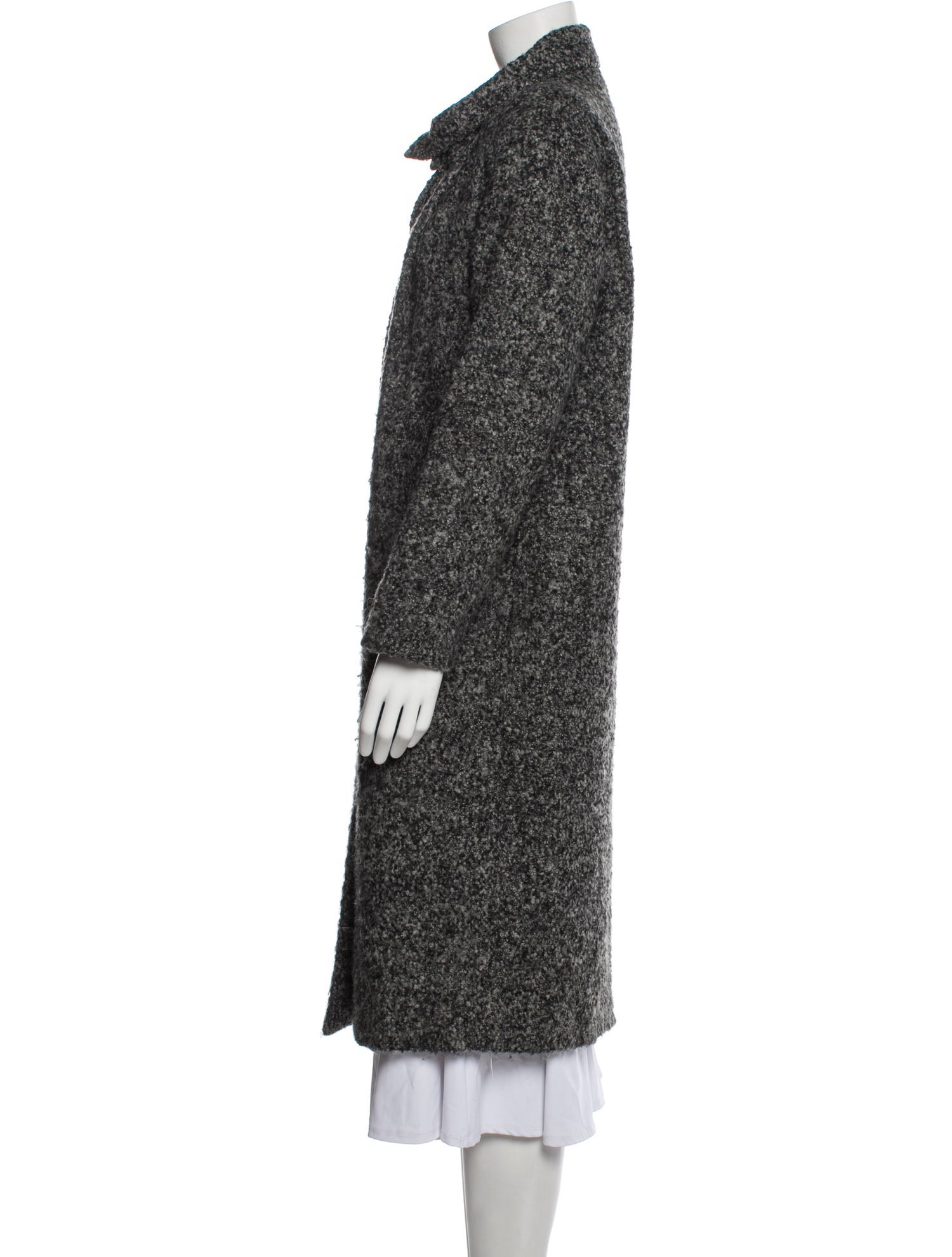 Scanlan Theodore Tweed Pattern Faux Fur Coat w/ Tags - Brown Coats ...