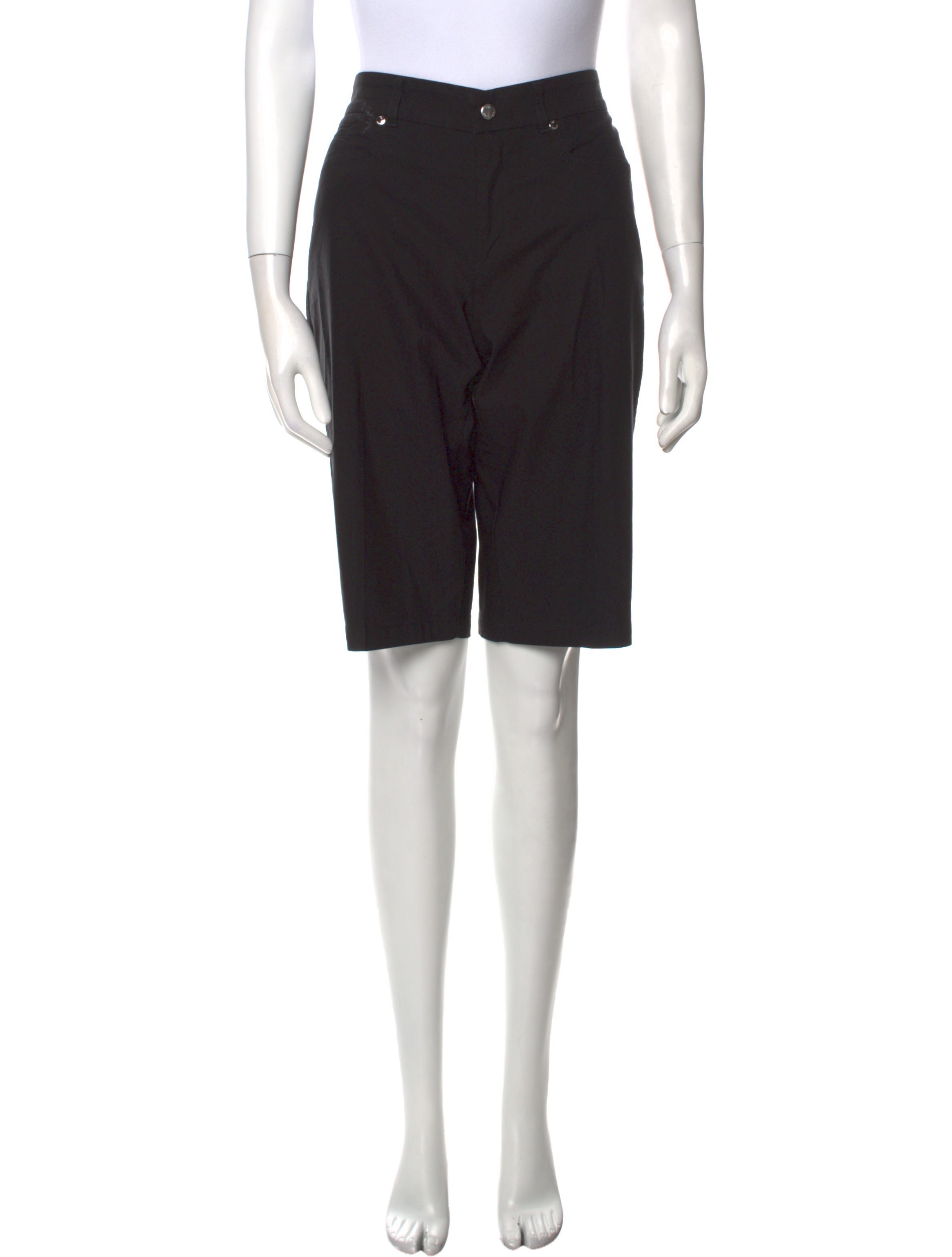 A Détacher Silk Sheer Shorts - Black, 21.5" Rise Shorts, Clothing ...