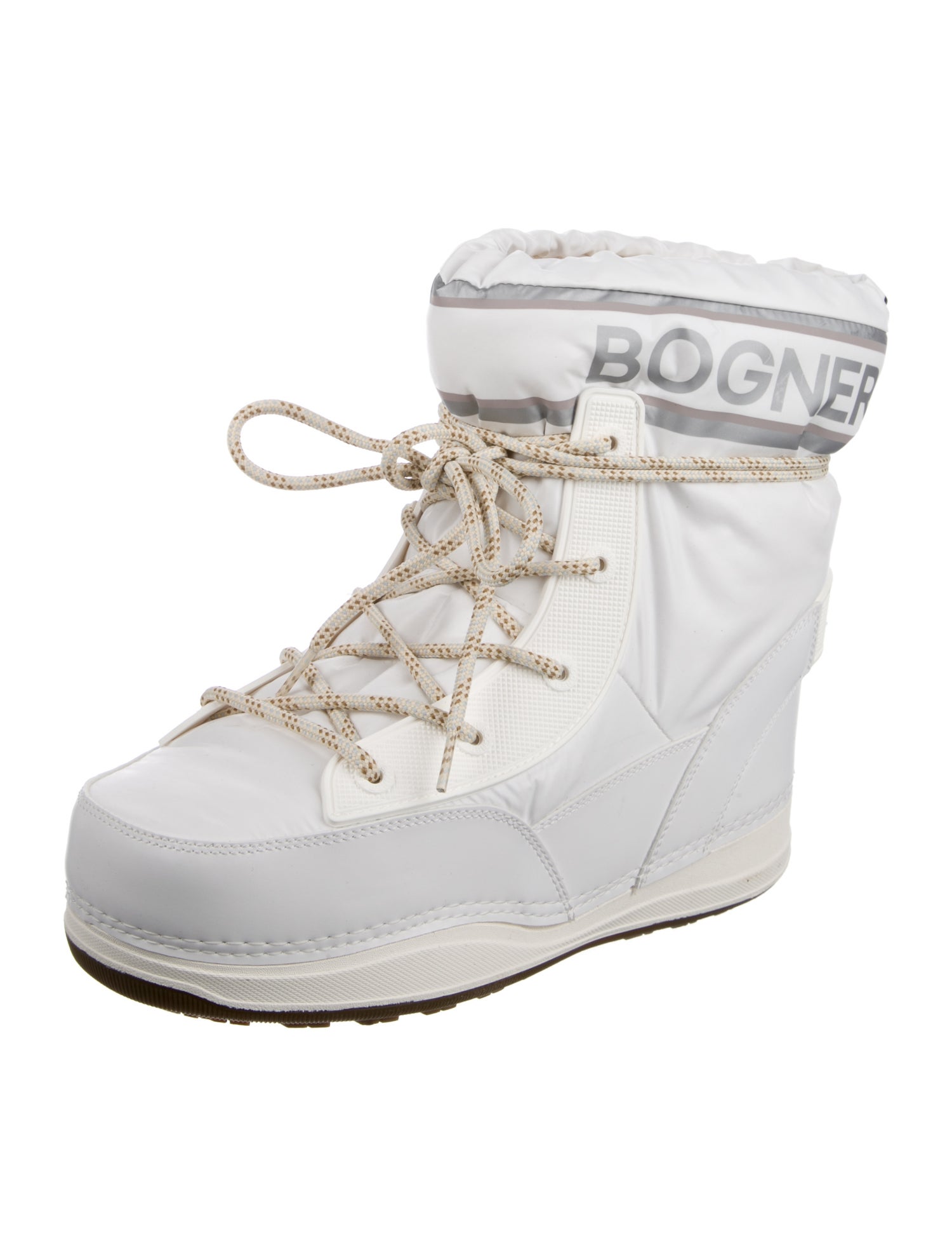 Bogner Leather Lace-Up Boots - Neutrals Boots, Shoes - WB141295 | The ...