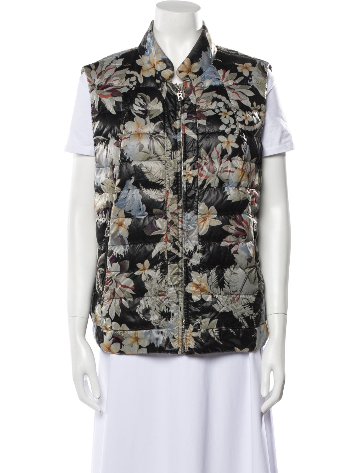Bogner Floral Print Vest - Black Jackets, Clothing - WB141719 | The ...