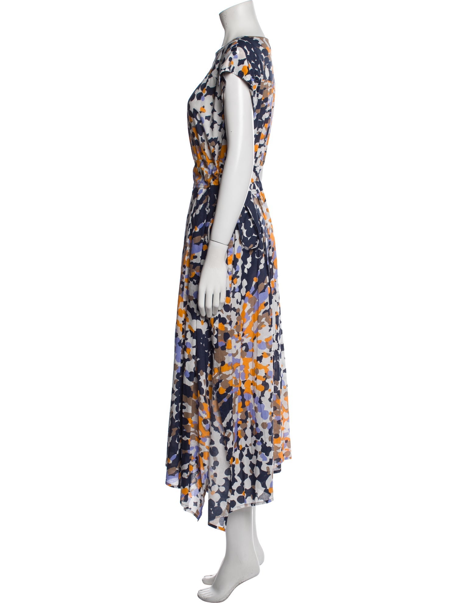 Bogner Floral Print Long Dress w/ Tags - Blue Dresses, Clothing ...