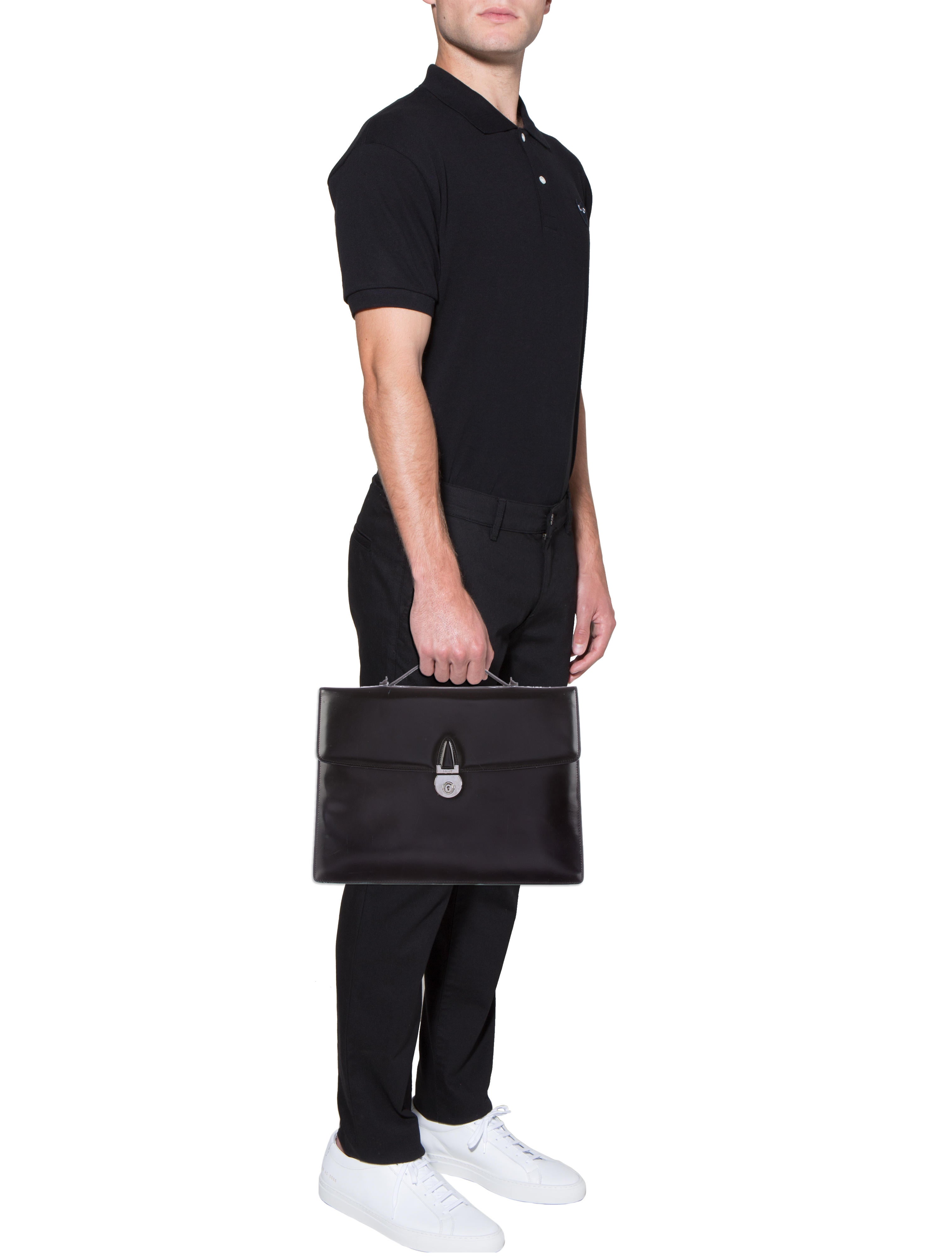 Bally Leather Briefcase - Black Briefcases, Bags - WB221444 | The RealReal
