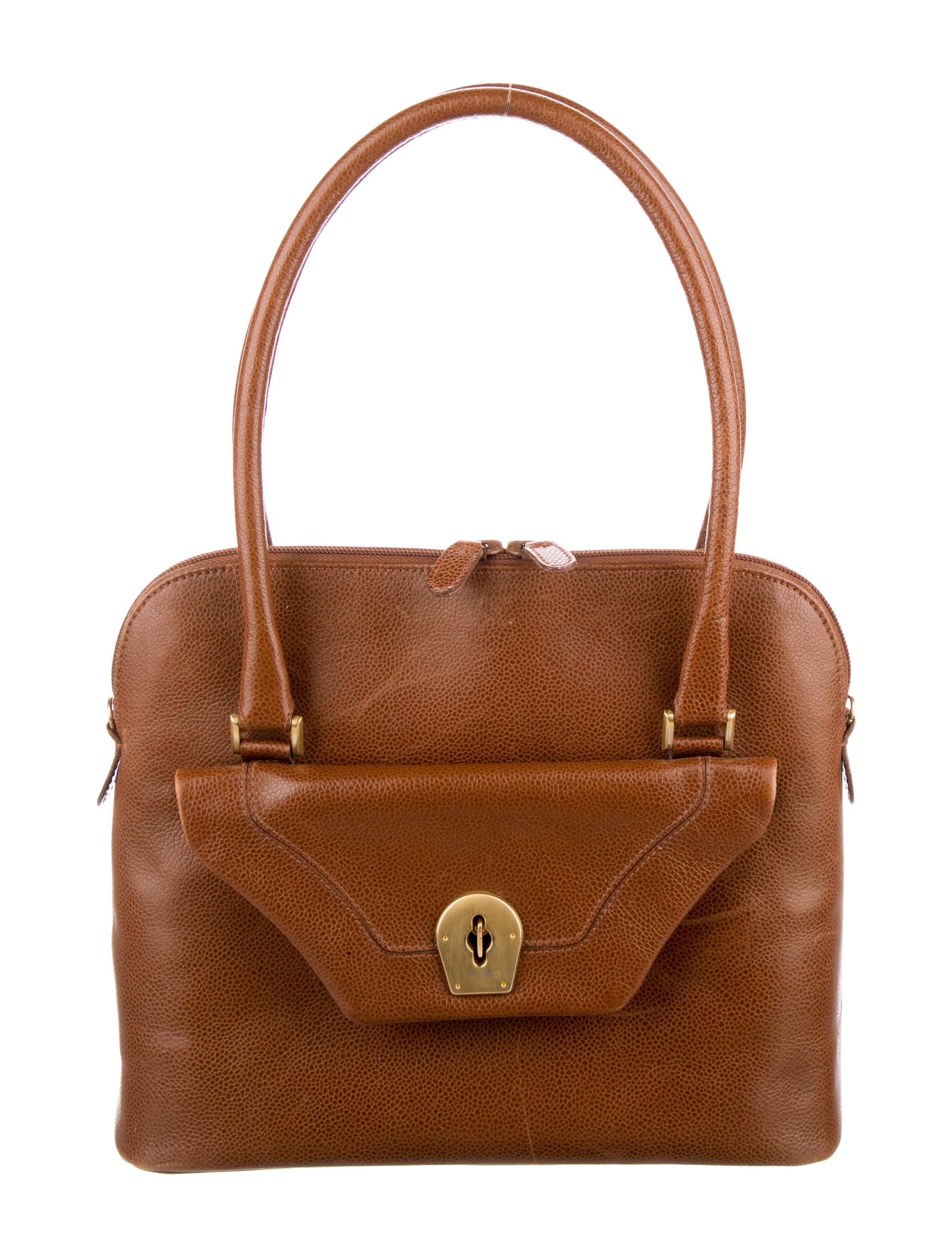 Bally Alligator Flap Bag - Brown Shoulder Bags, Handbags - WB221434 ...