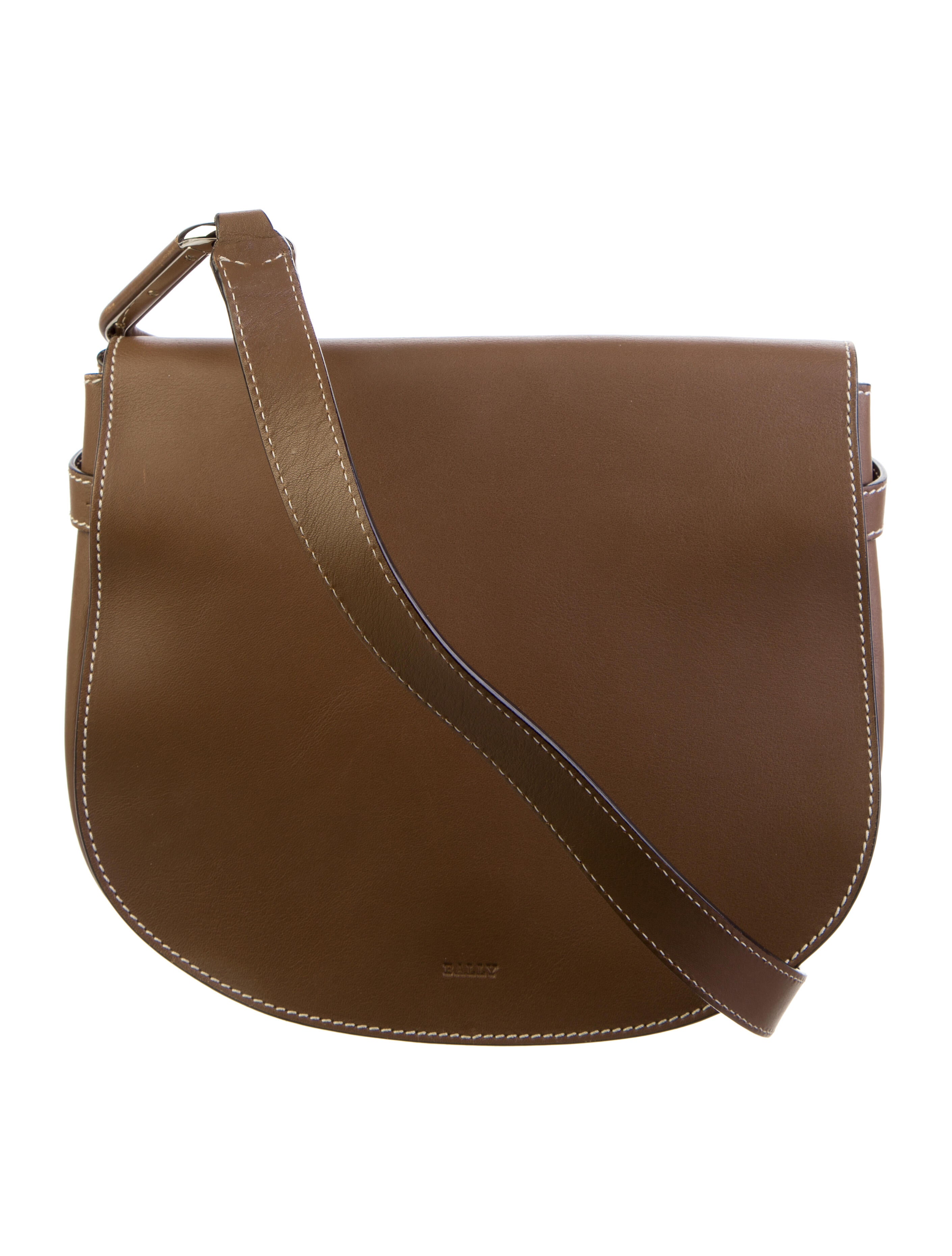Bally Leather Crossbody Bag - Brown Crossbody Bags, Handbags - WB247784 ...