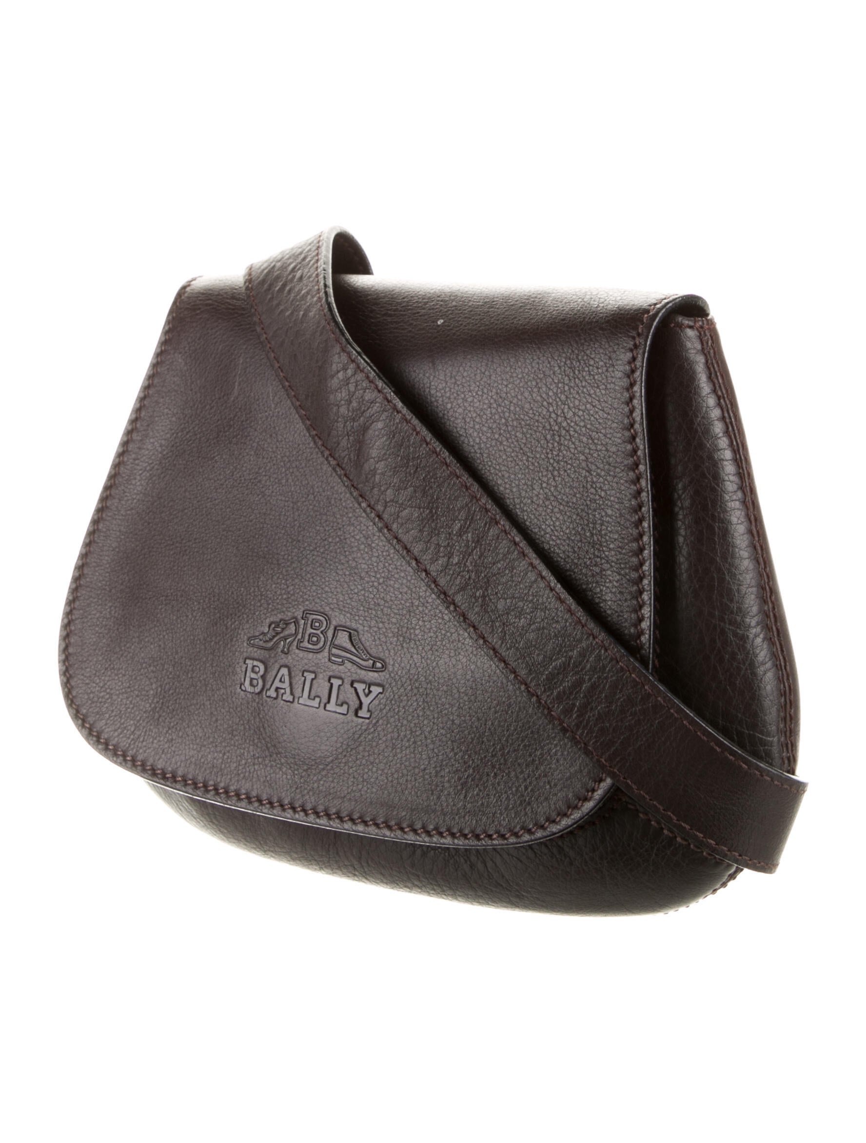 Bally Leather Crossbody Bag - Brown Crossbody Bags, Handbags - WB249851 ...