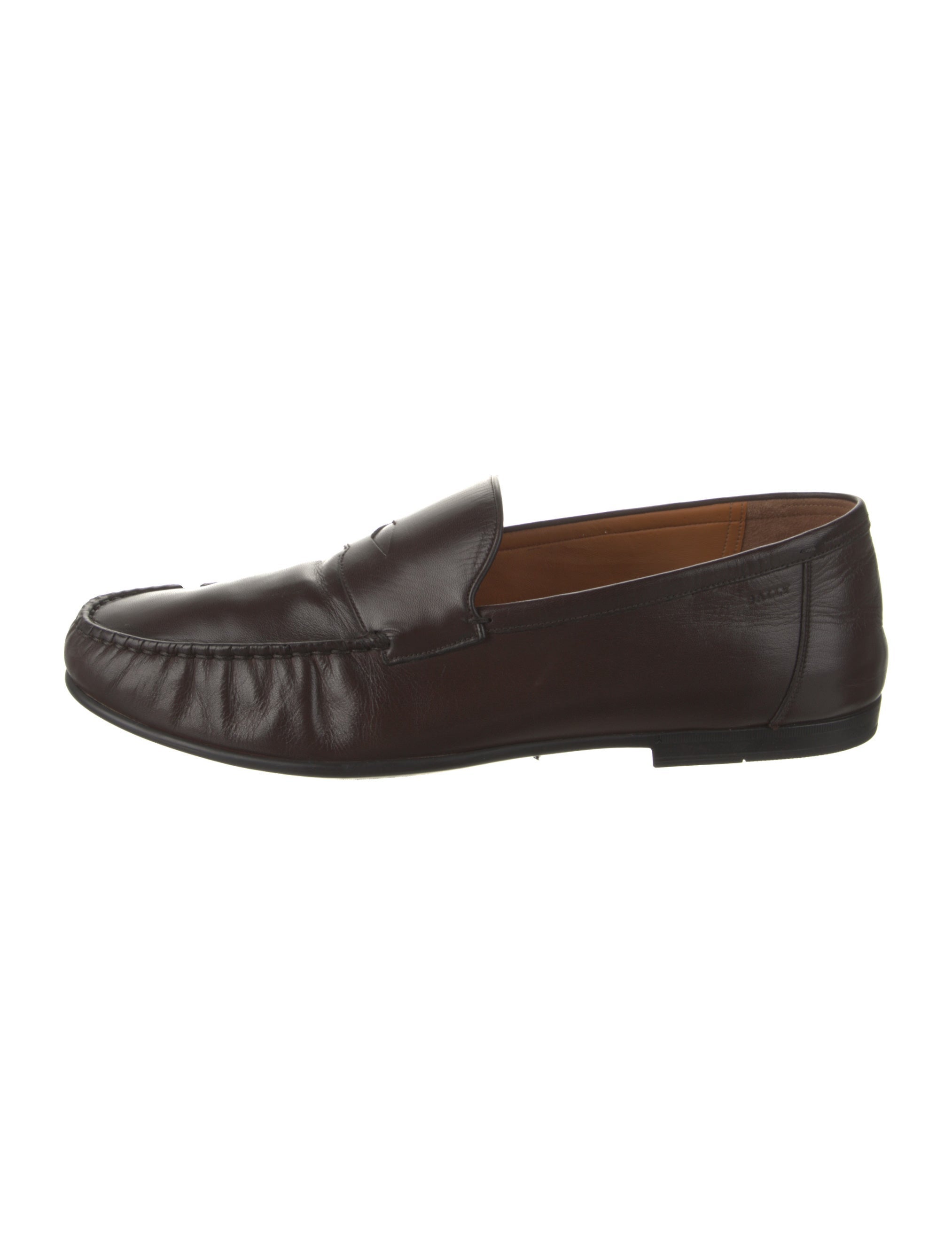 Bally Leather Loafers - Brown Loafers, Shoes - WB252353 | The RealReal