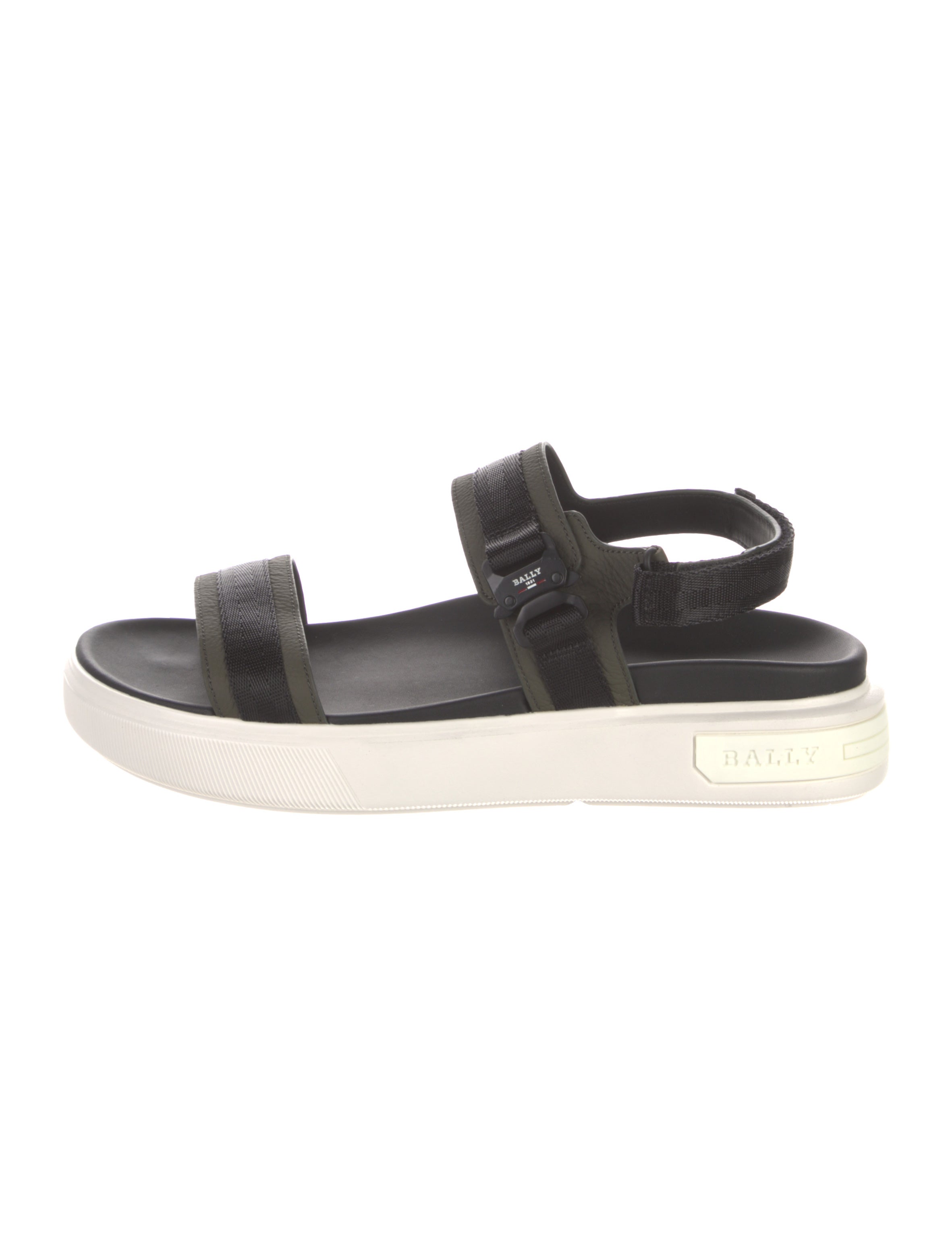 Bally Leather Sandals w/ Tags - Green Sandals, Shoes - WB252523 | The ...