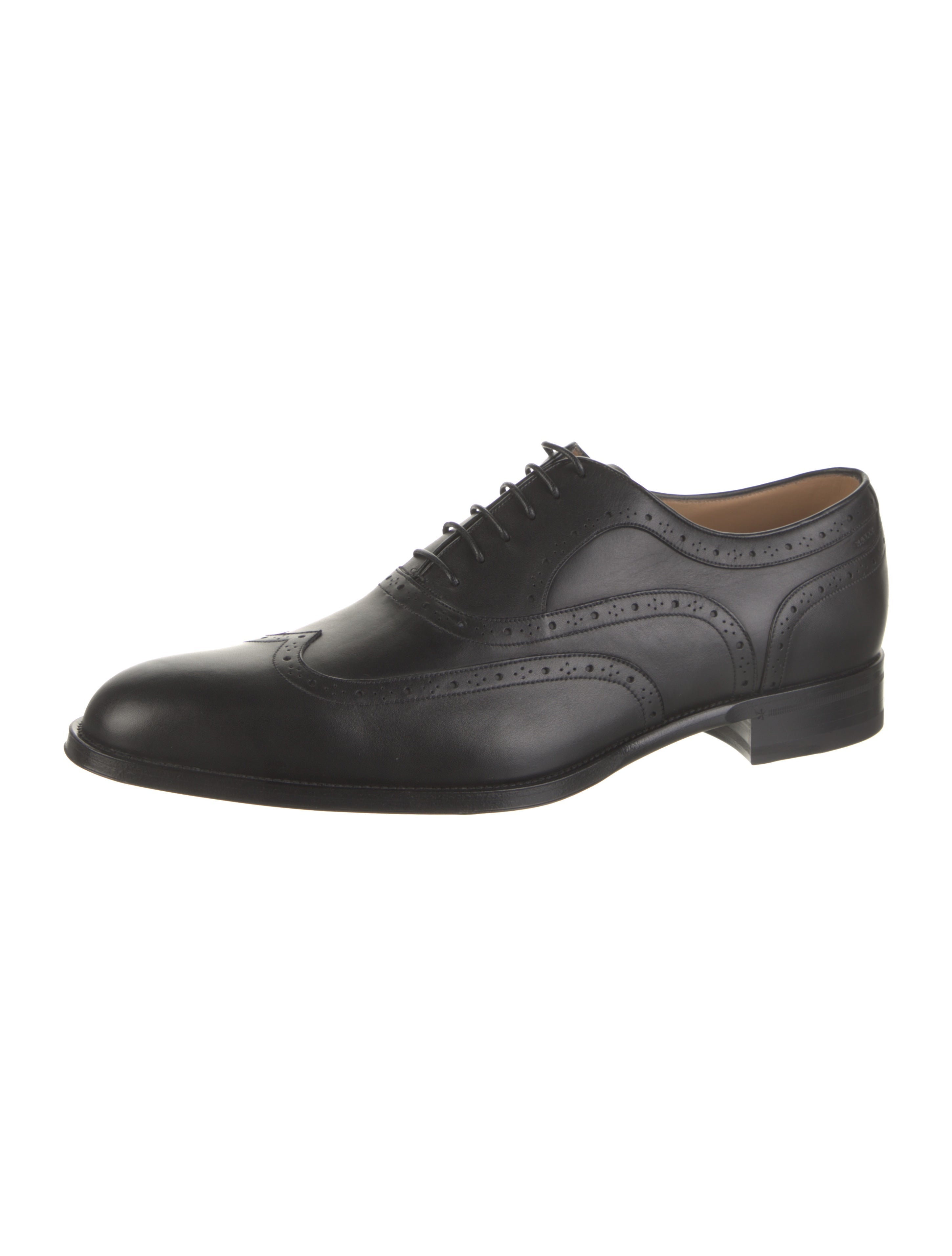 Bally Leather Brogues - Black Oxfords, Shoes - WB252710 | The RealReal