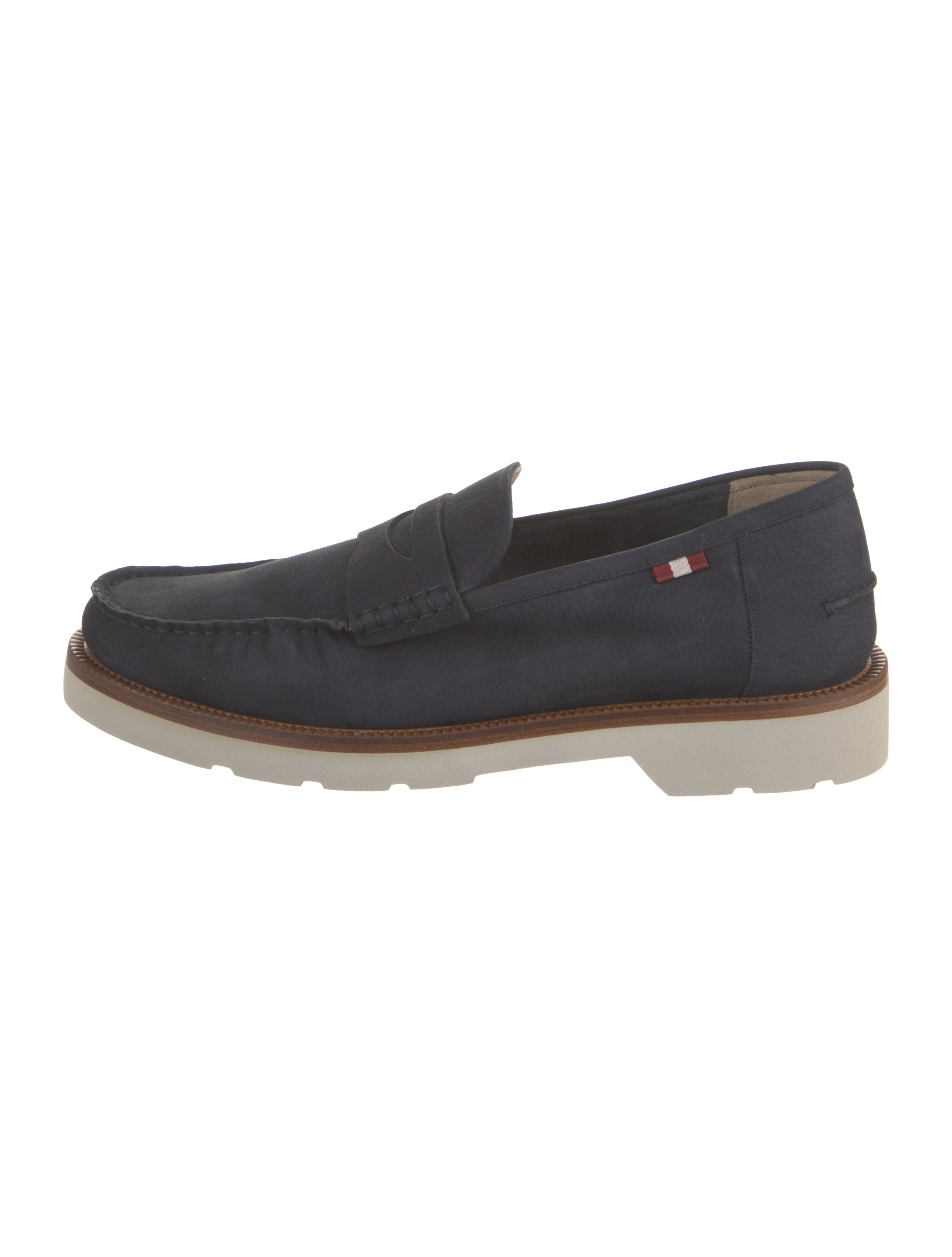 Bally Suede Boat Shoes w/ Tags - Blue Loafers, Shoes - WB252874 | The ...