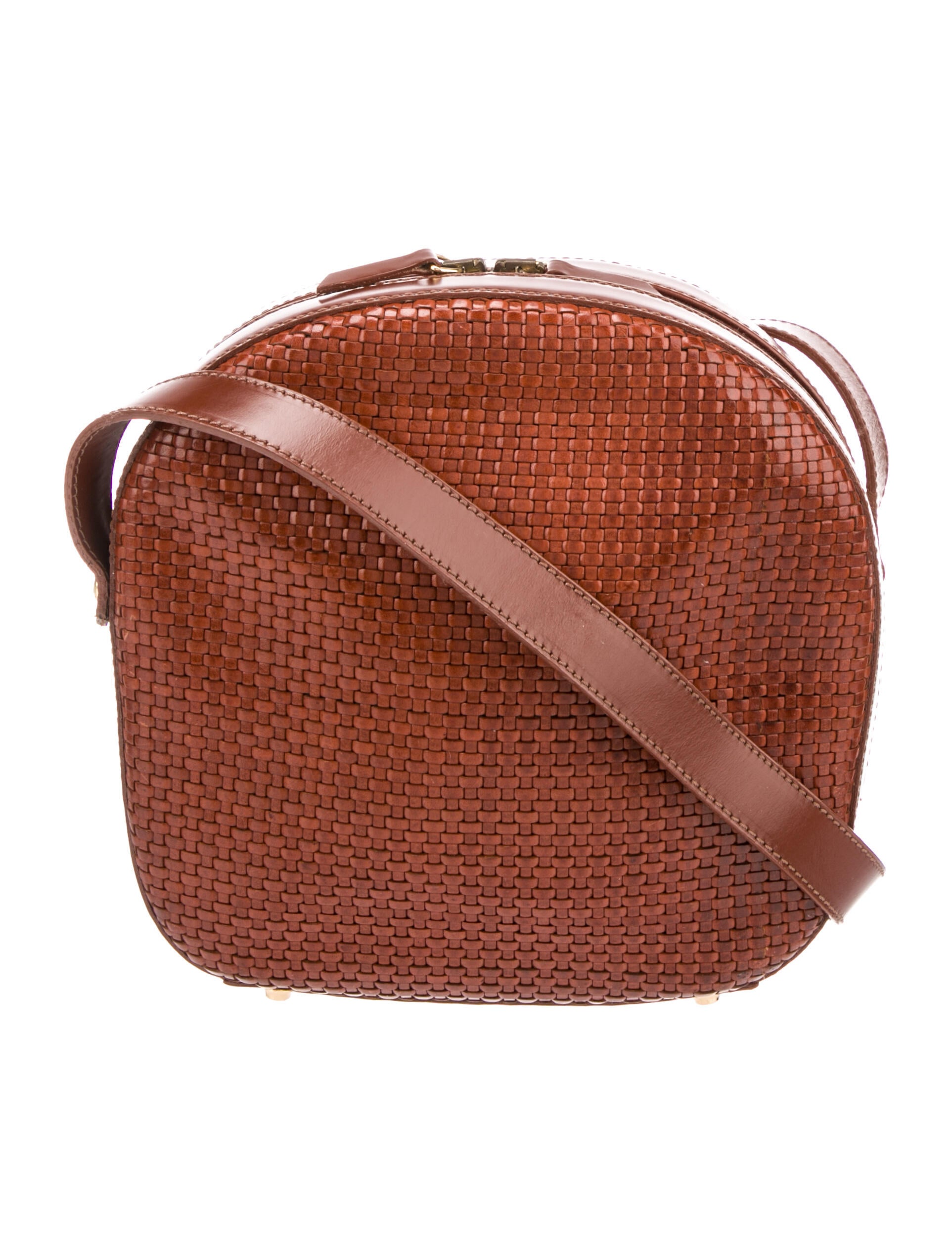Bally Woven Leather Crossbody Bag - Brown Crossbody Bags, Handbags ...