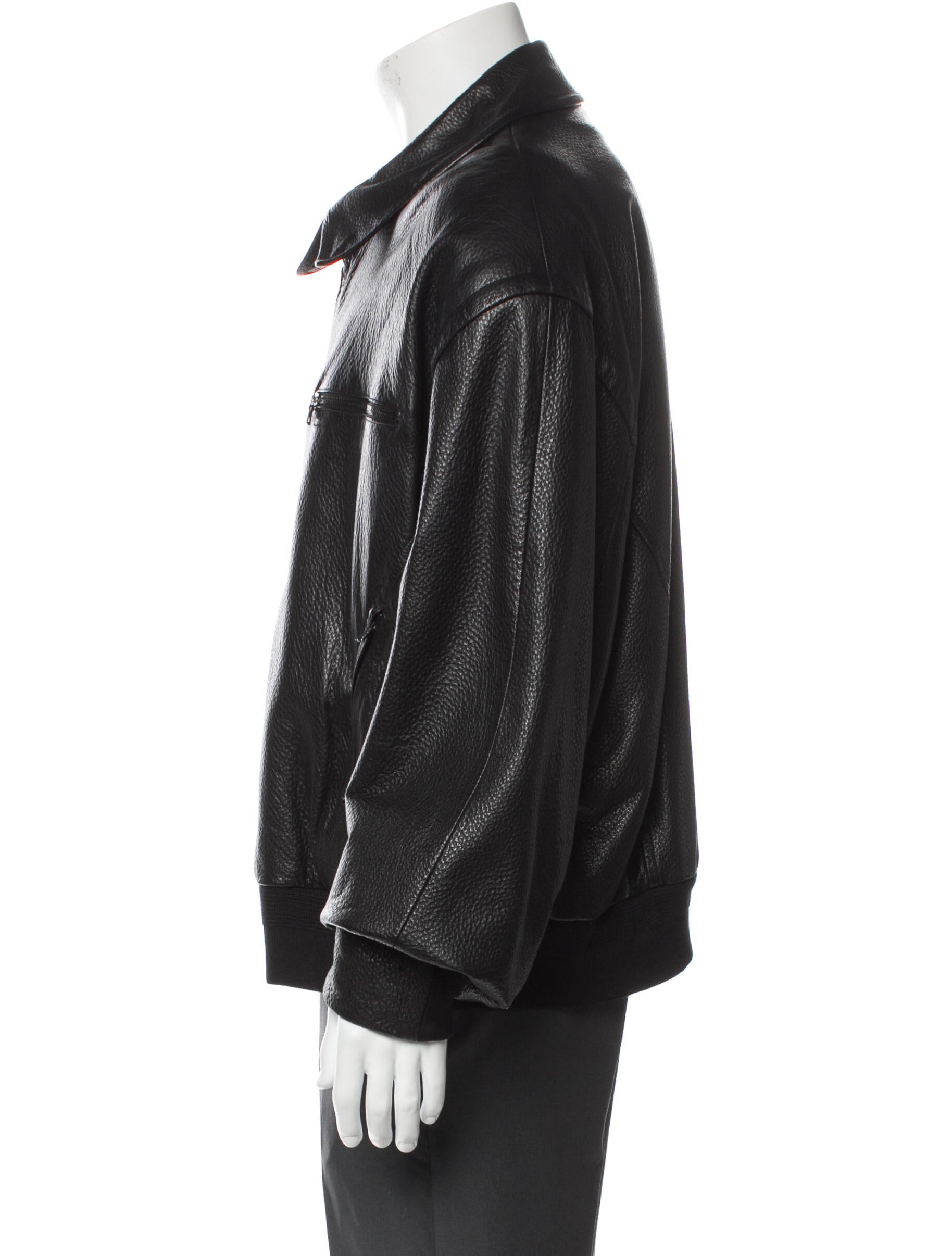 Bally Leather Bomber Jacket - Black Outerwear, Clothing - WB256424 ...