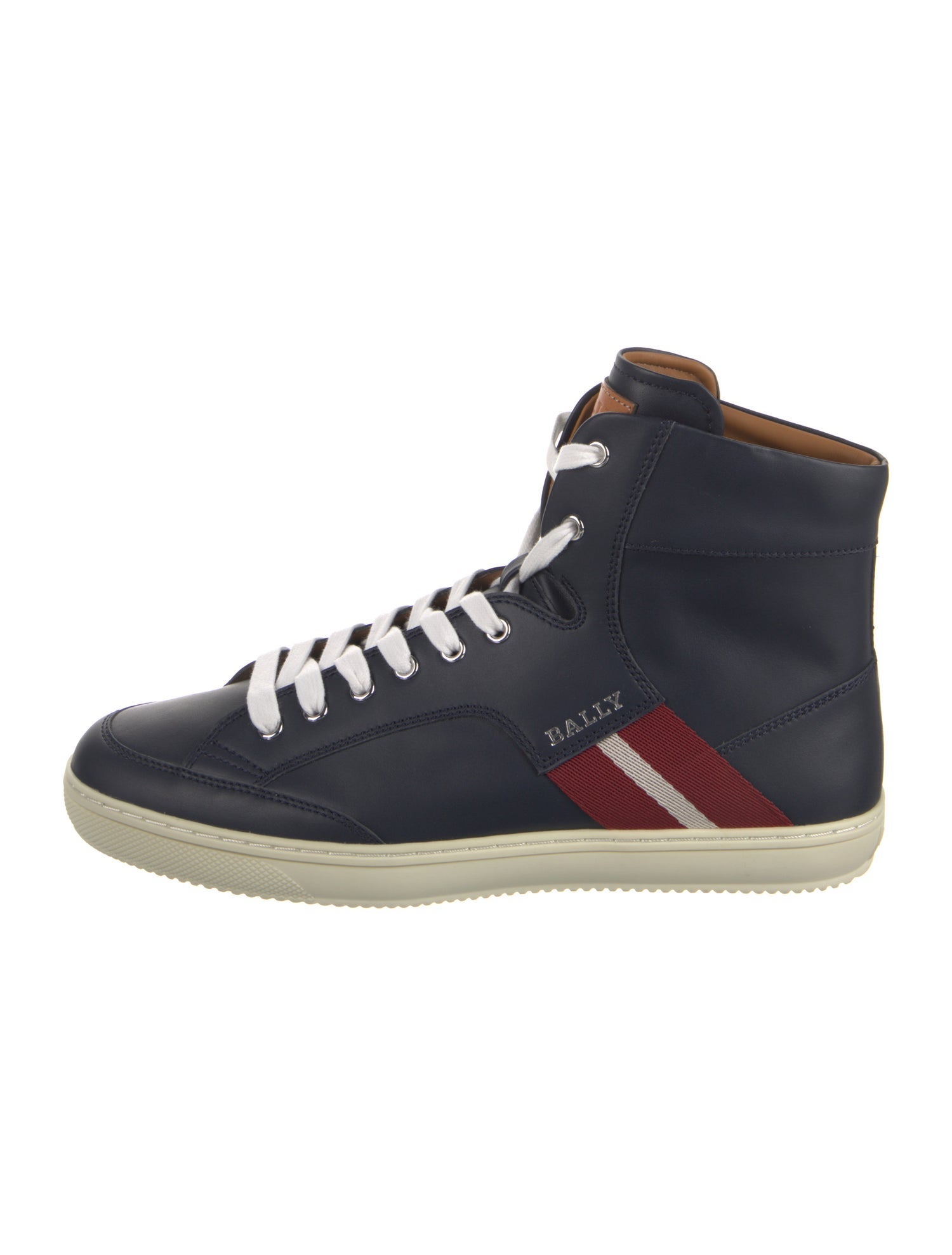 Bally Leather Colorblock Pattern Sneakers w/ Tags - Blue Sneakers ...