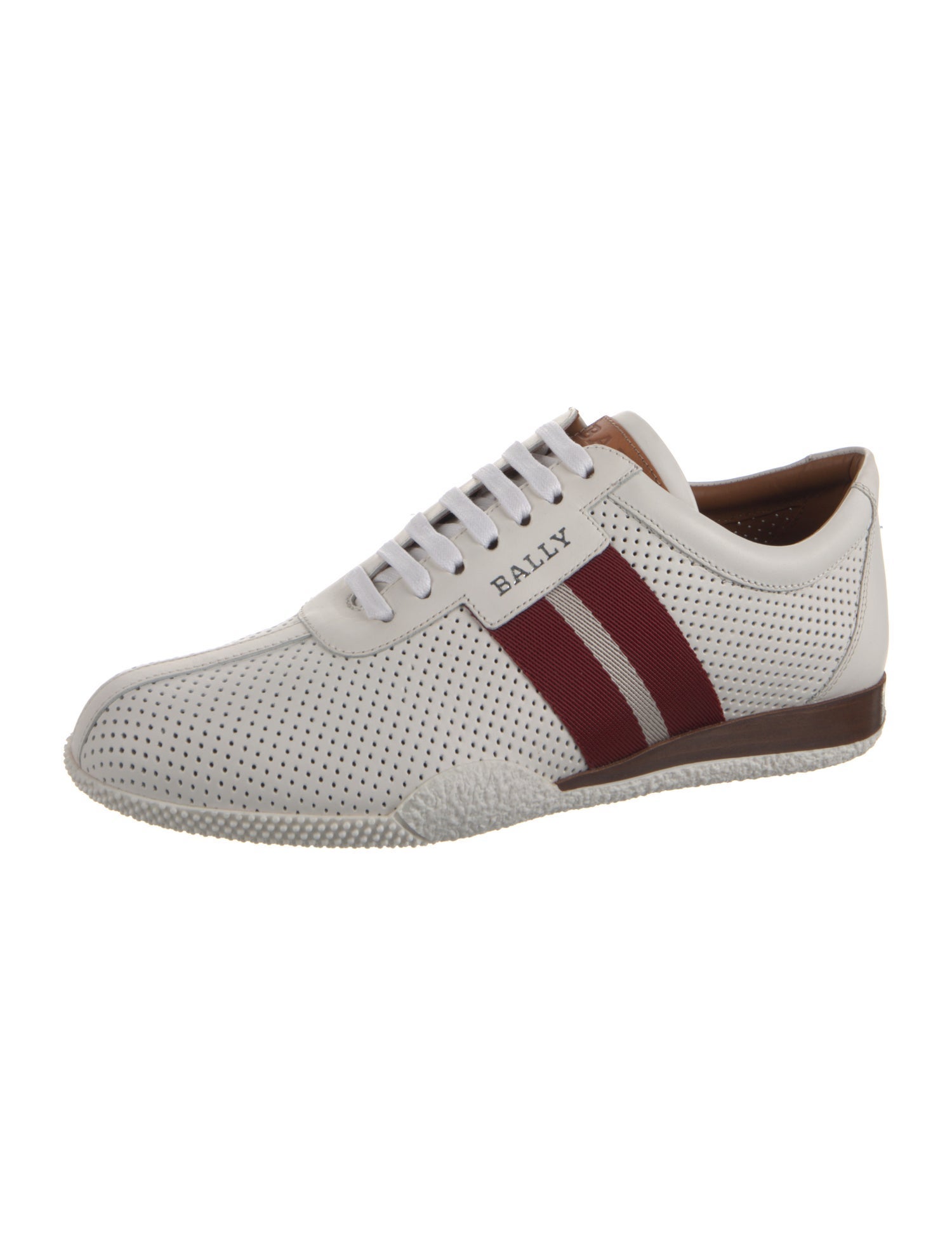 Bally Leather Sneakers - White Sneakers, Shoes - WB259194 | The RealReal