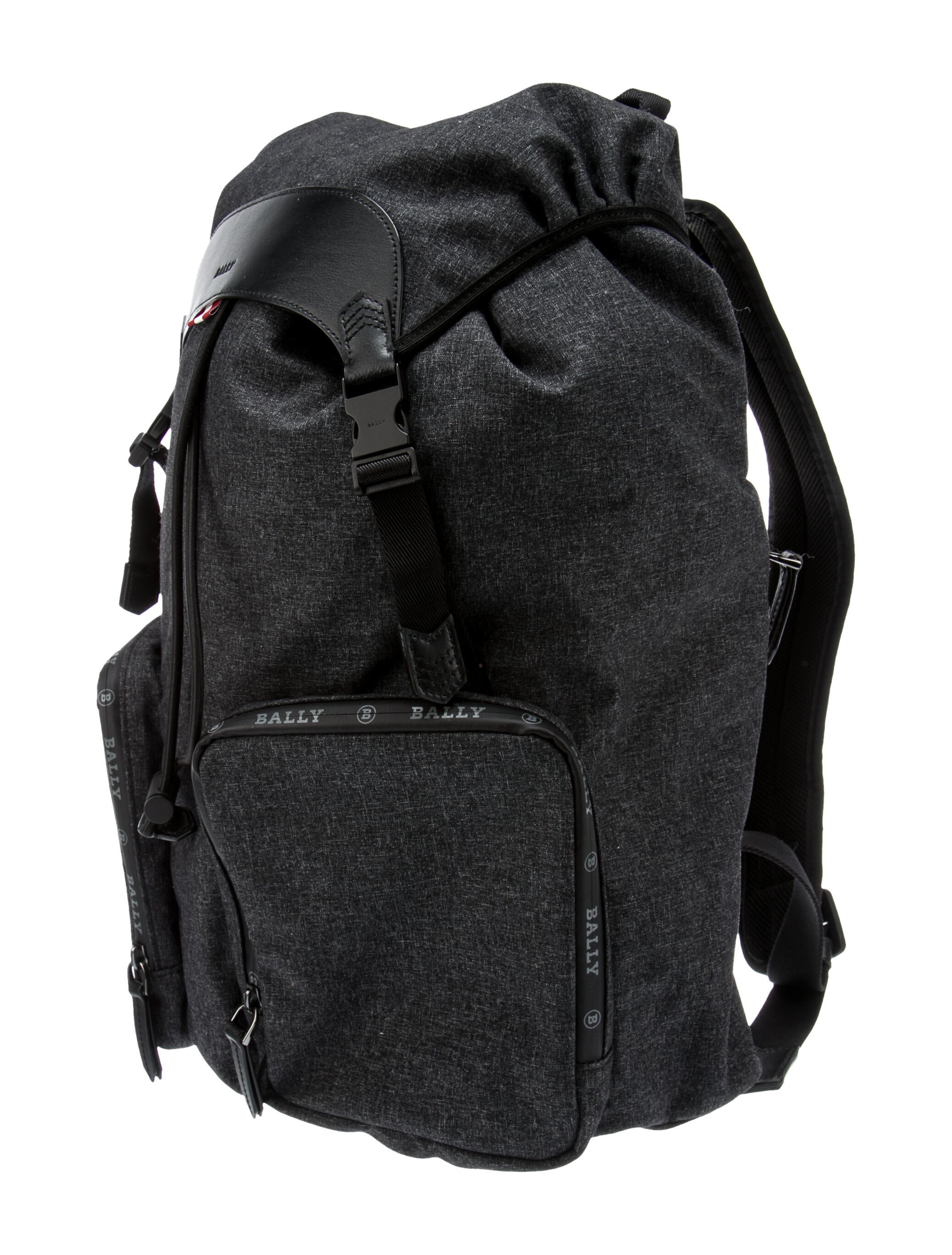 Bally Canvas Backpack - Black Backpacks, Bags - WB259876 | The RealReal