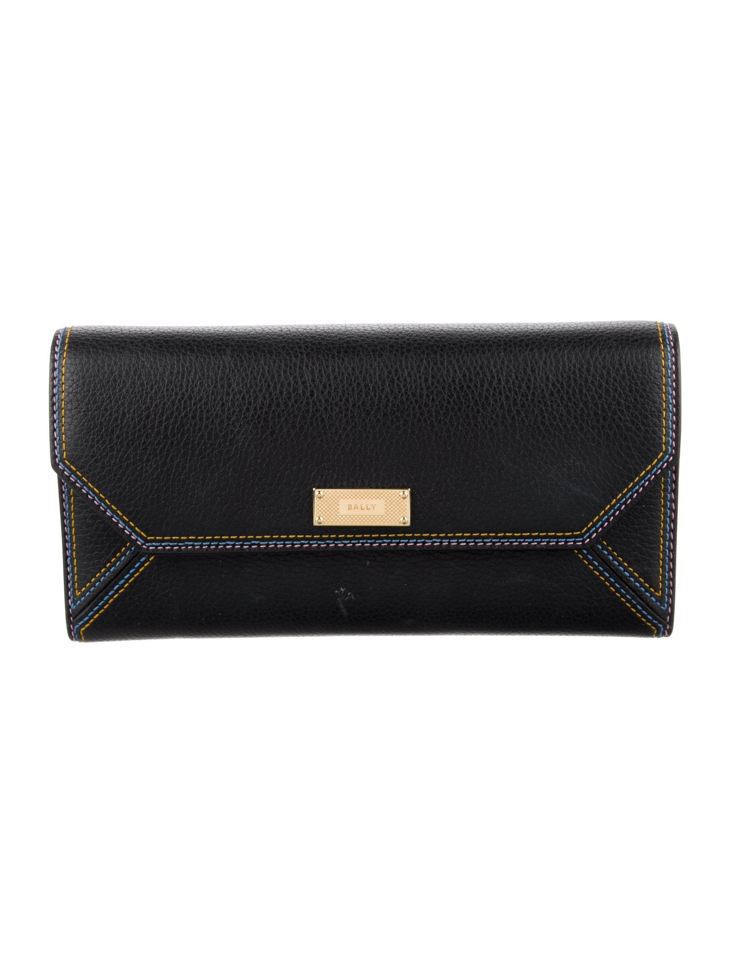 Bally Leather Continental Wallet - Black Wallets, Accessories ...