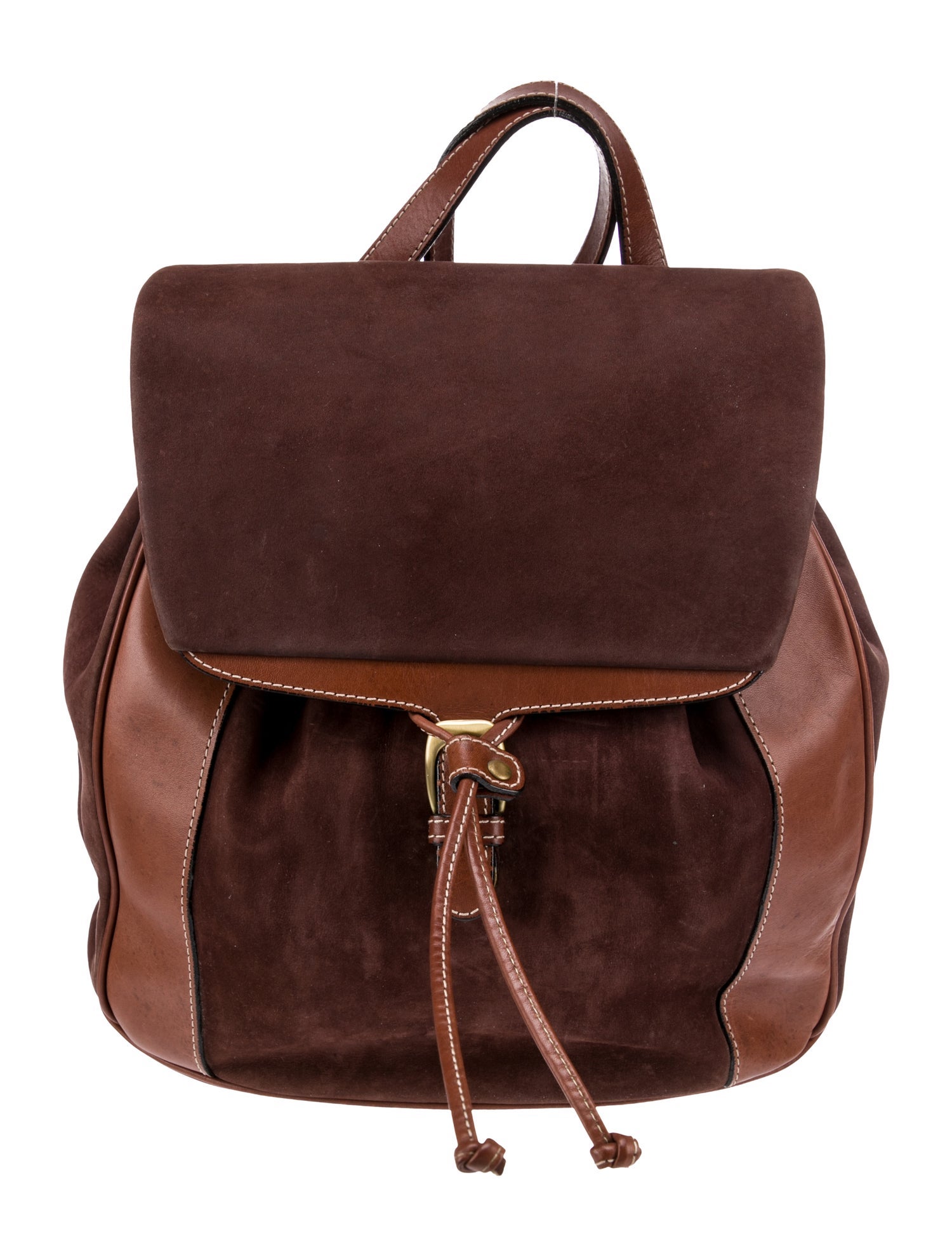 Bally Suede Backpack - Brown Backpacks, Handbags - WB260308 | The RealReal