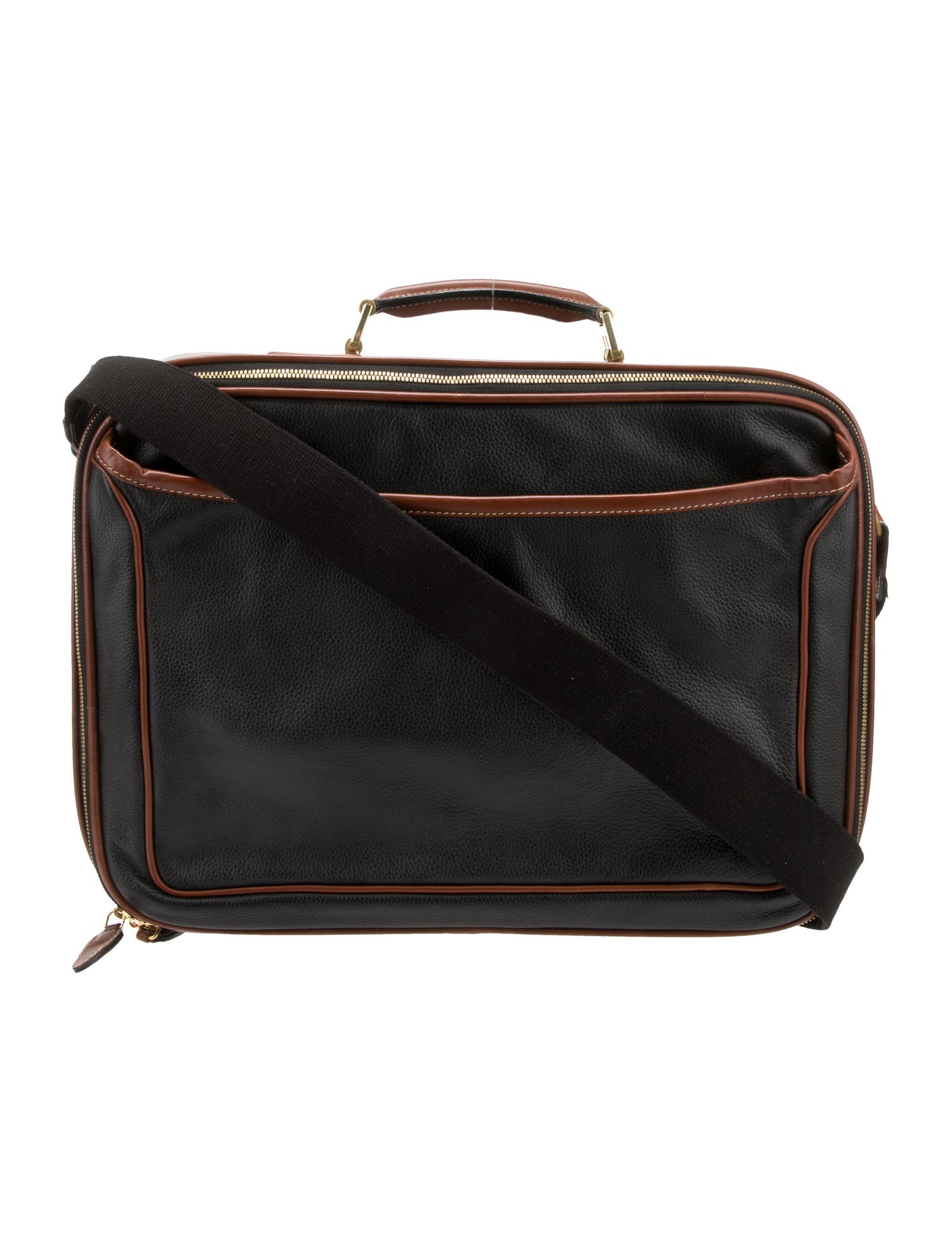 Bally Pebbled Leather Briefcase - Black Briefcases, Bags - WB260515 ...