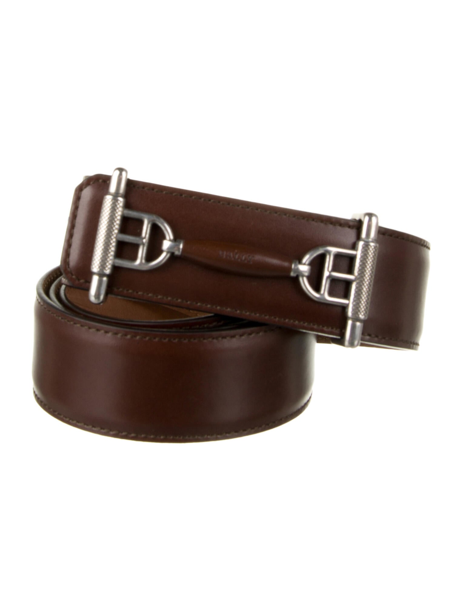 Bally Leather Belt - Brown Belts, Accessories - WB261148 | The RealReal