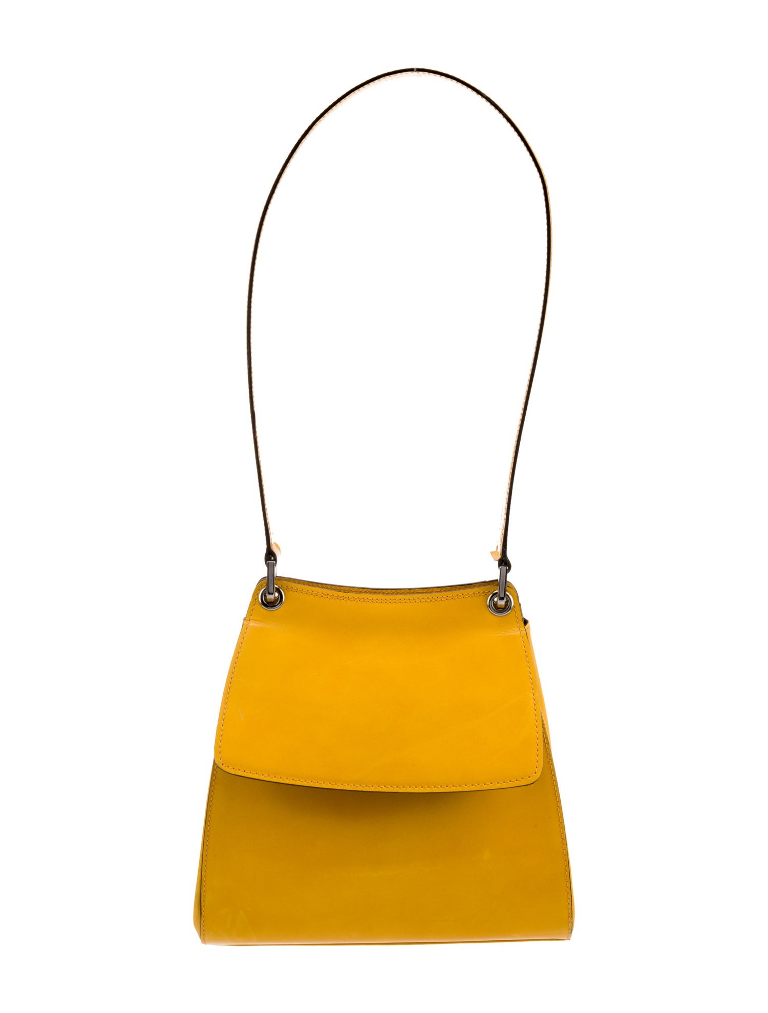 Bally Leather Shoulder Bag - Yellow Shoulder Bags, Handbags - WB261802 ...