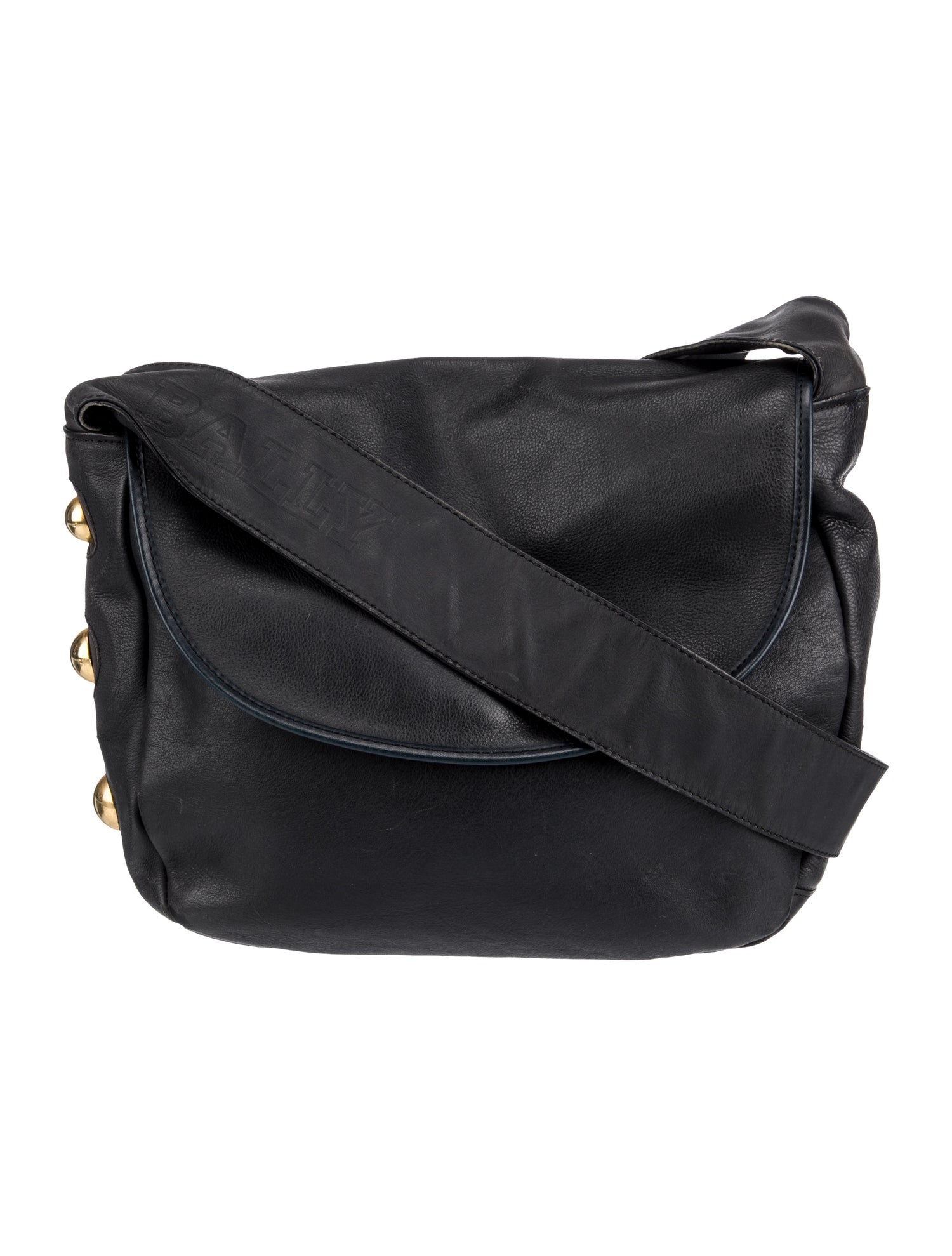 Bally Leather Shoulder Bag - Black Shoulder Bags, Handbags - WB261897 ...