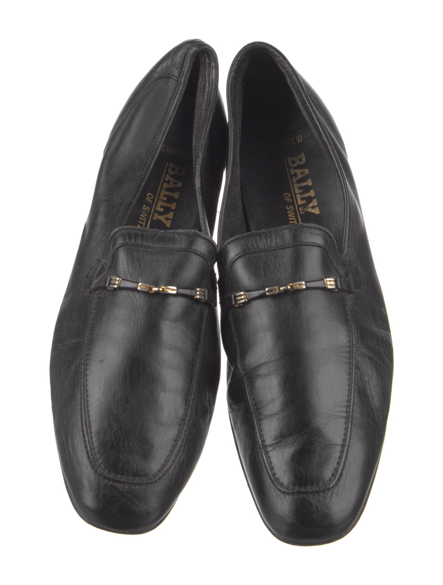 Bally Leather Dress Loafers - Black Loafers, Shoes - WB262050 | The ...