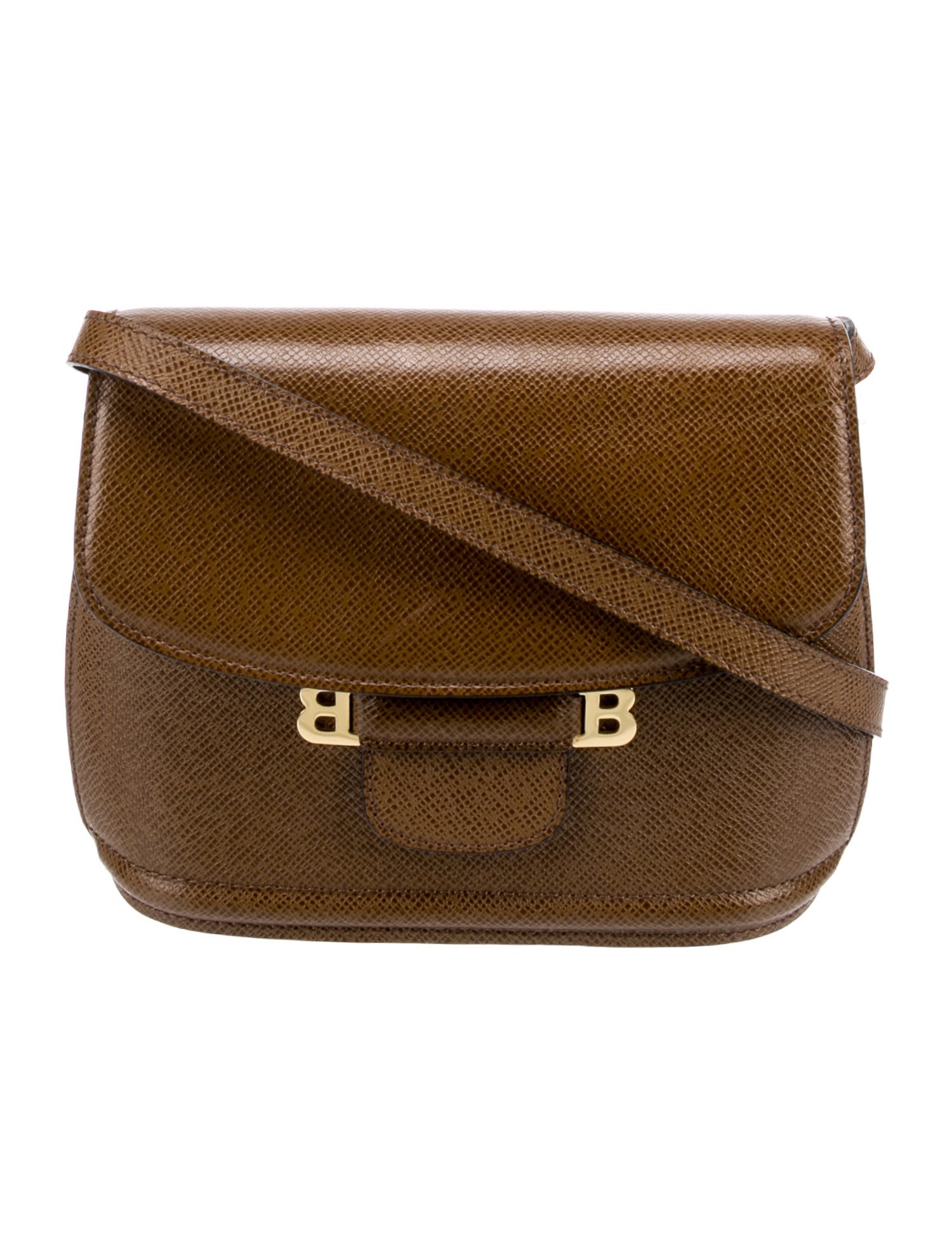Bally Leather Crossbody Bag - Brown Crossbody Bags, Handbags - WB262337 ...