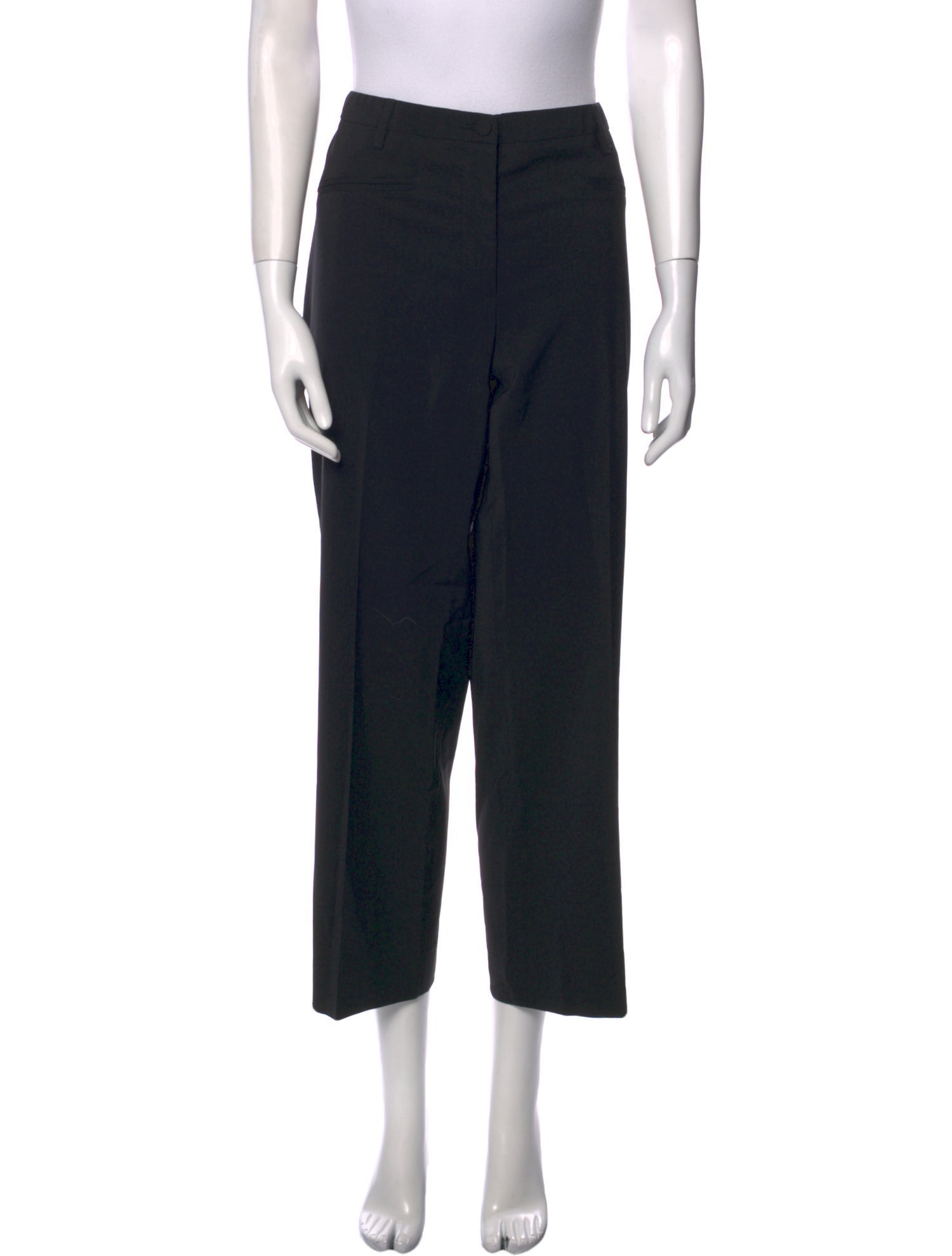 Bally Wide Leg Pants - Black, 11.5" Rise Pants, Clothing - WB262828 ...