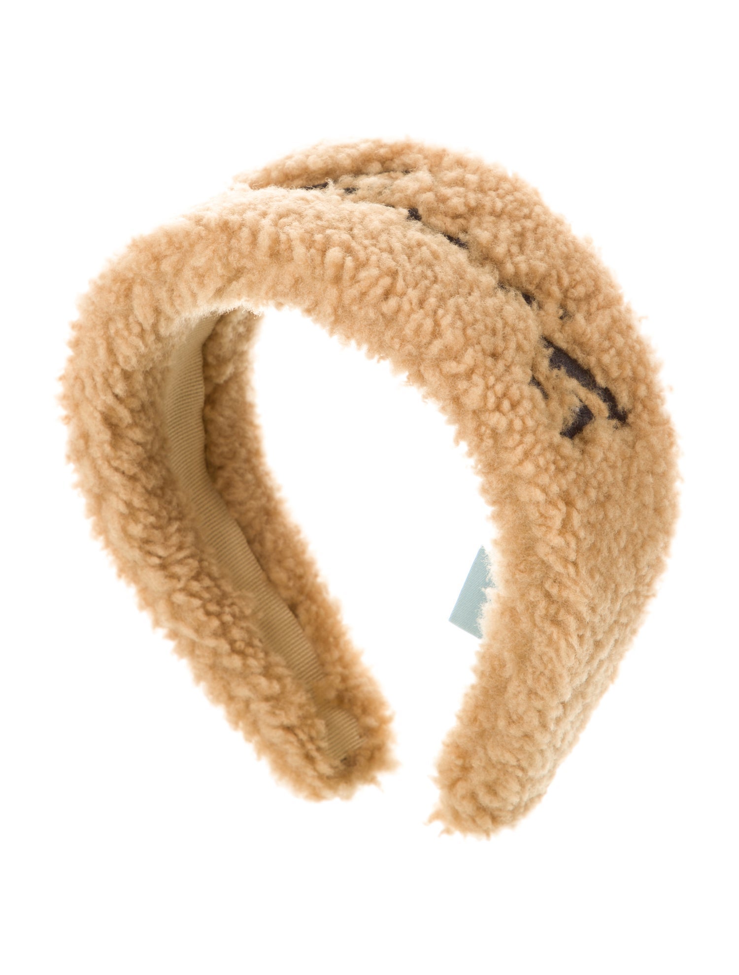 Bally Embroidered Shearling Headband w/ Tags - Neutrals Hair ...