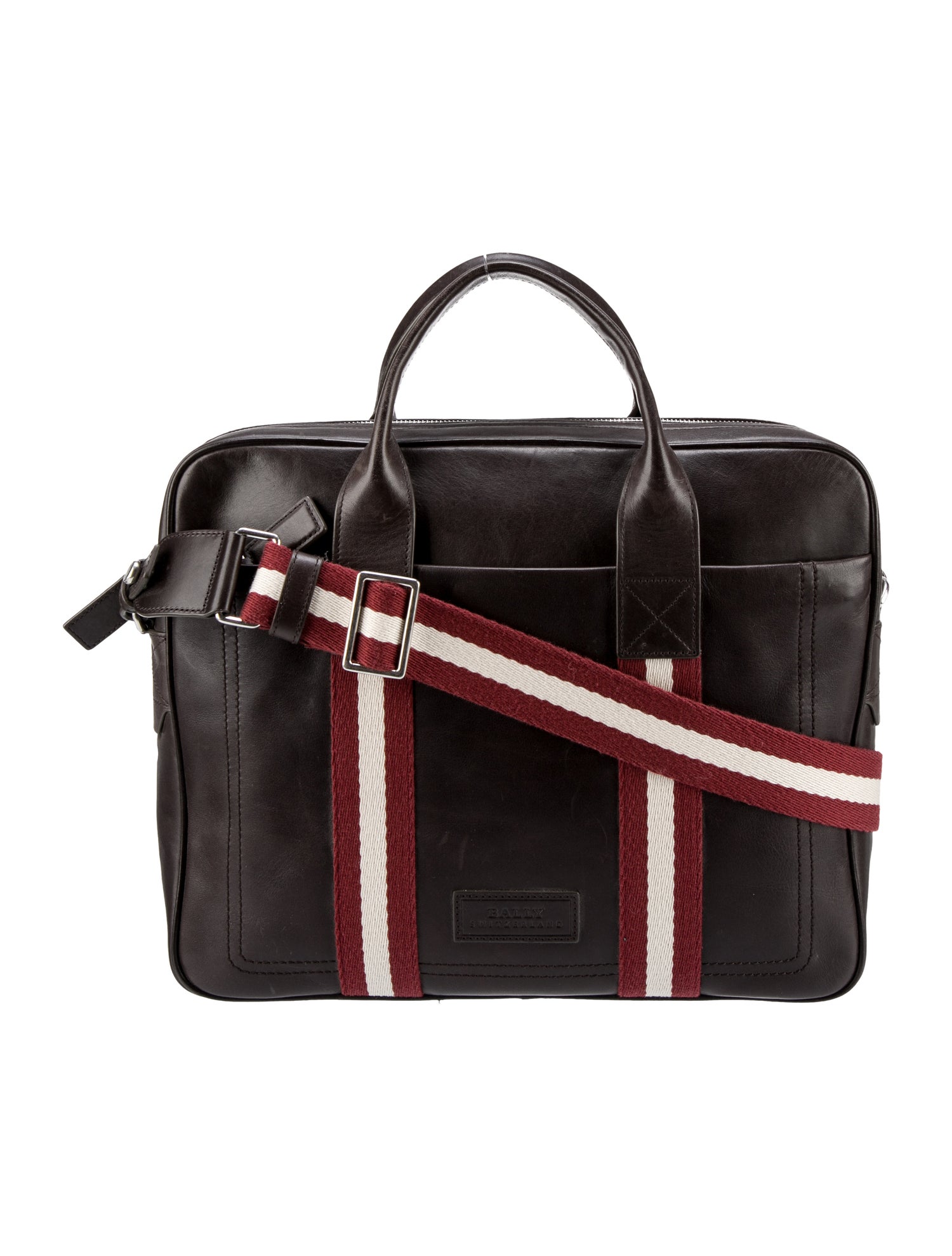 Bally Leather Messenger Bag - Brown Messenger Bags, Bags - WB267667 ...