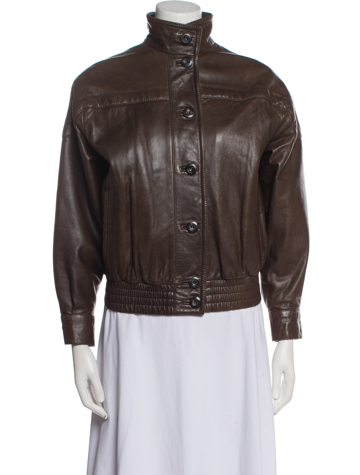 Bally Leather Bomber Jacket - Brown Jackets, Clothing - WB271071 | The ...