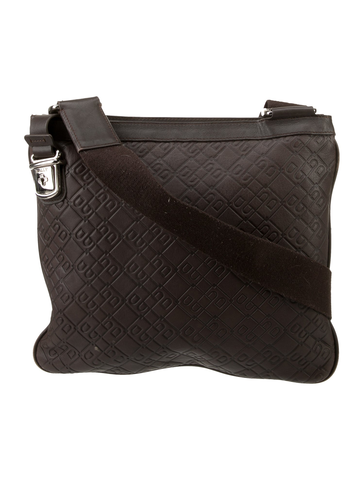 Bally Leather Messenger Bag - Black Messenger Bags, Bags - WB272892 ...