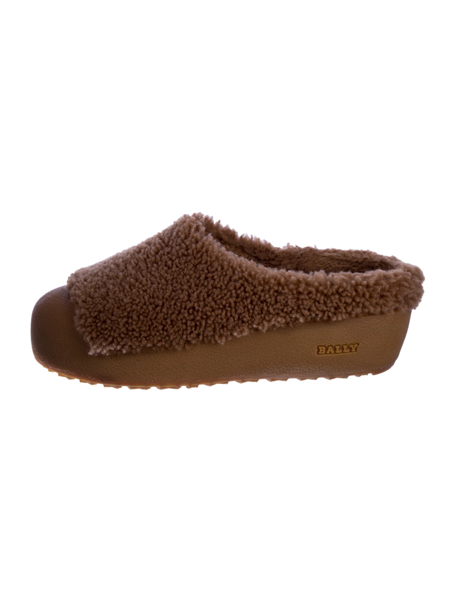 Bally Shearling Flats - Brown Flats, Shoes - WB273237 | The RealReal