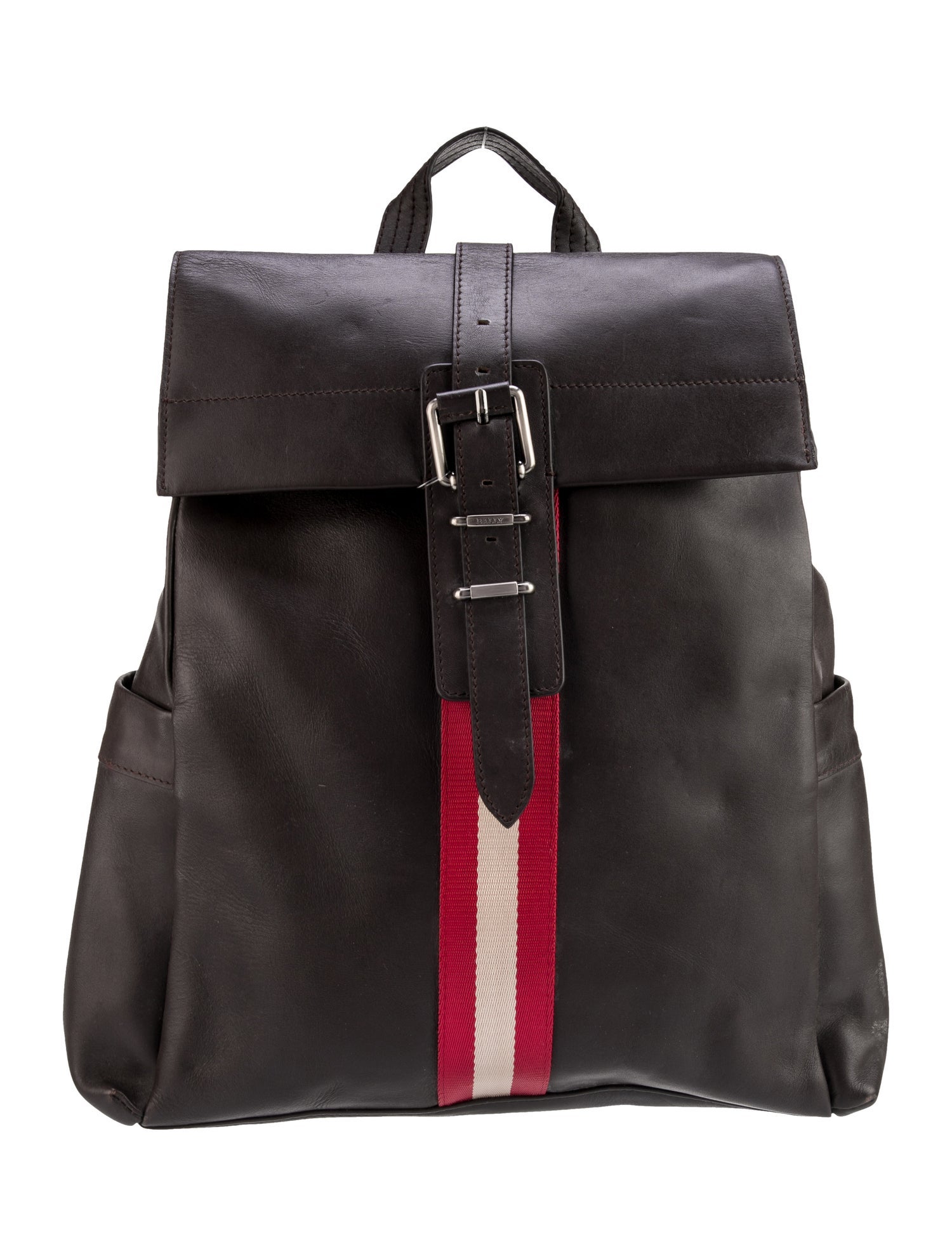 Bally Leather Backpack - Brown Backpacks, Bags - WB274053 | The RealReal