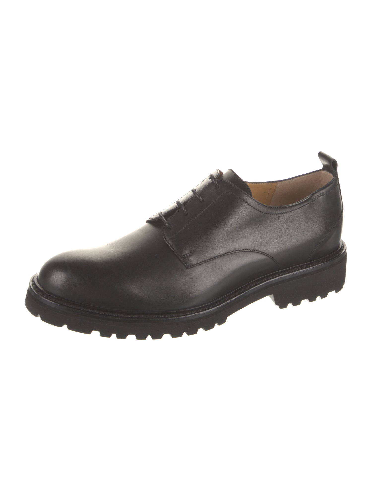 Bally Leather Derby Shoes - Black Oxfords, Shoes - WB276331 | The RealReal